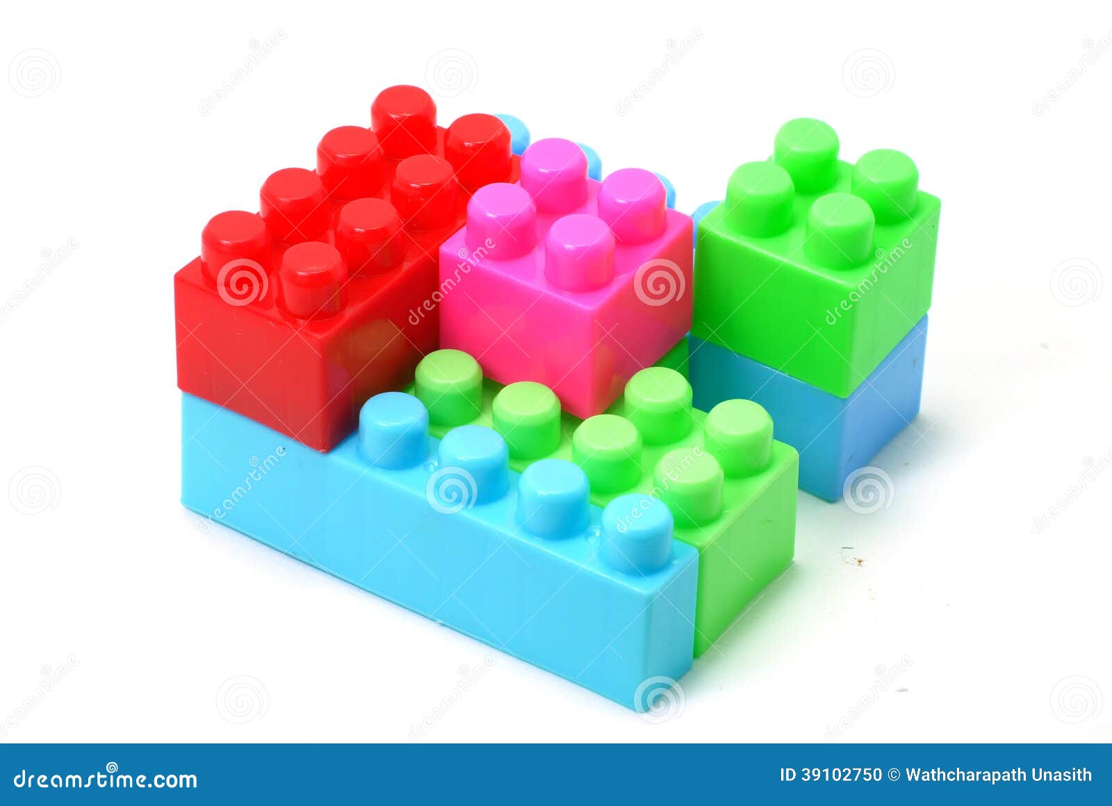 Lego Blocks Wall Illustration Stock Photos - Free & Royalty-Free Stock ...
