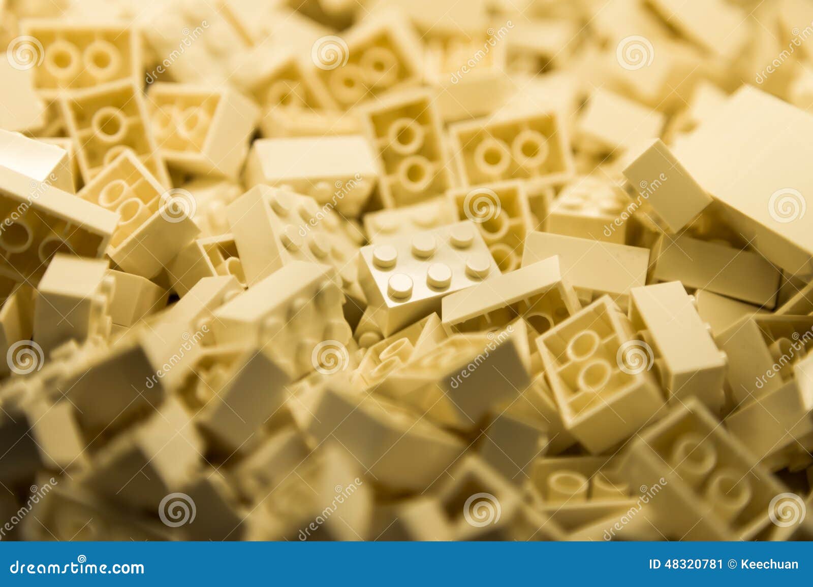 Building Blocks with Focus and Highlight on One Selected Block with ...