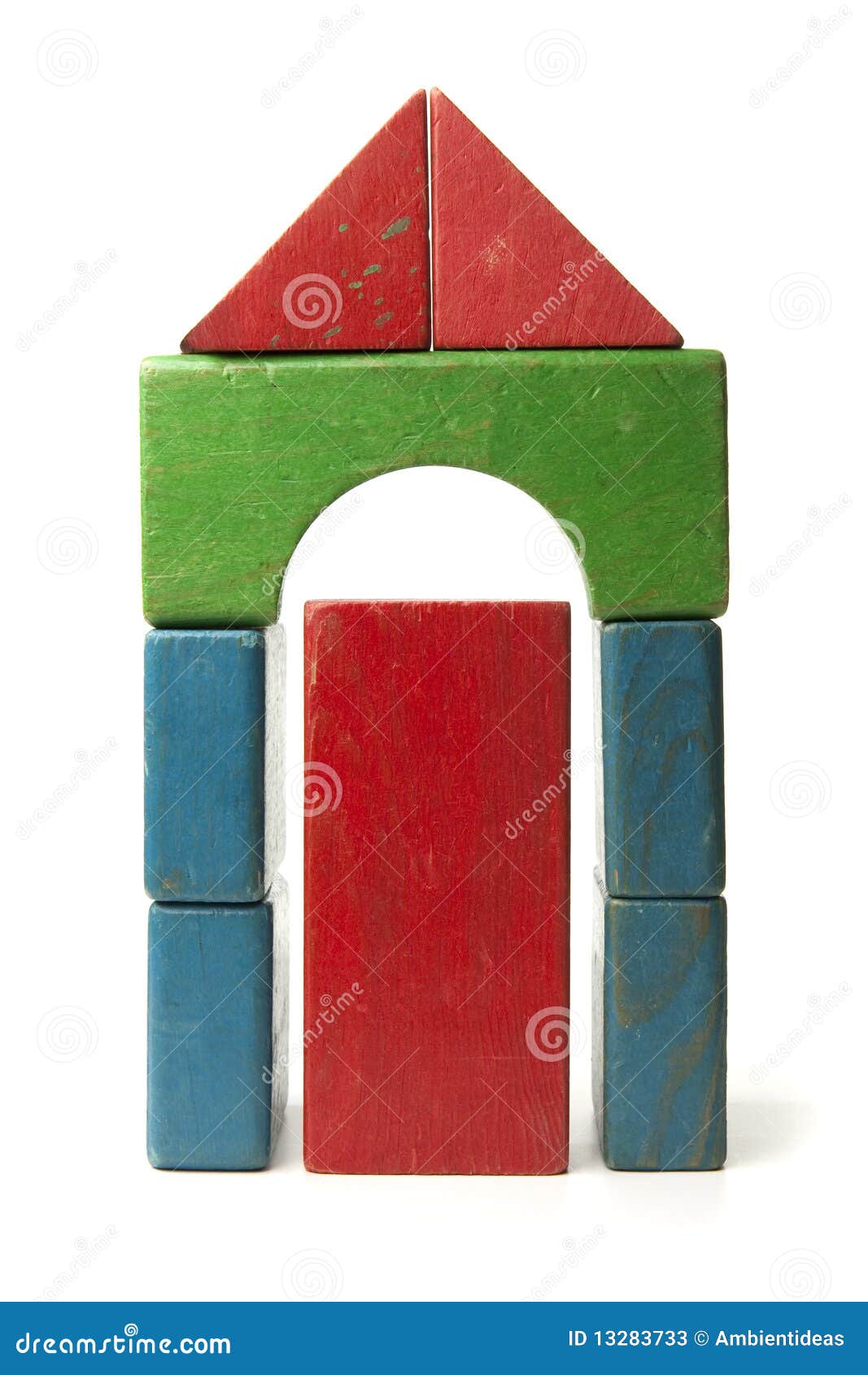 Building Blocks House Shape Stock Image - Image of house, home: 13283733