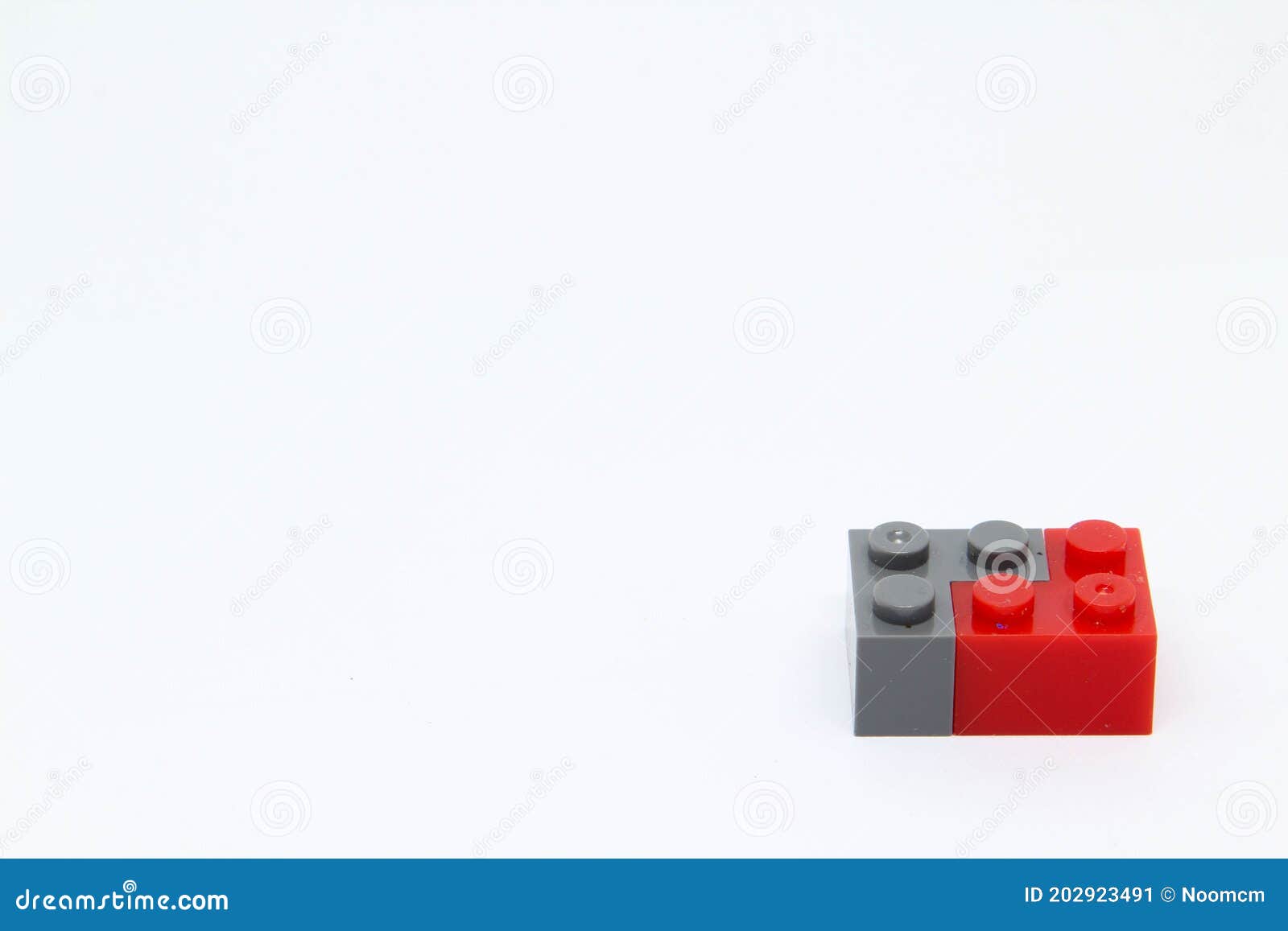 Building Blocks Isolated on White Background Stock Image - Image of ...