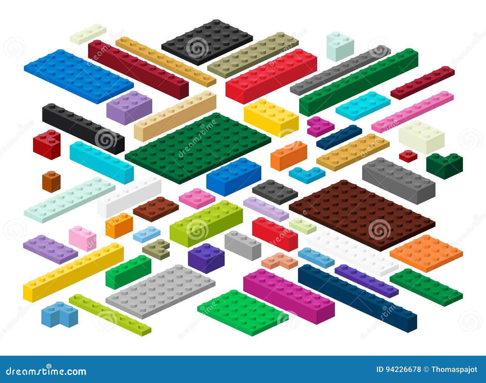 3D Red Blocks Stock Image | CartoonDealer.com #44692765