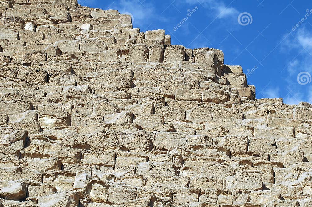 Building Blocks of Pyramids Stock Photo - Image of giza, rock: 3254704