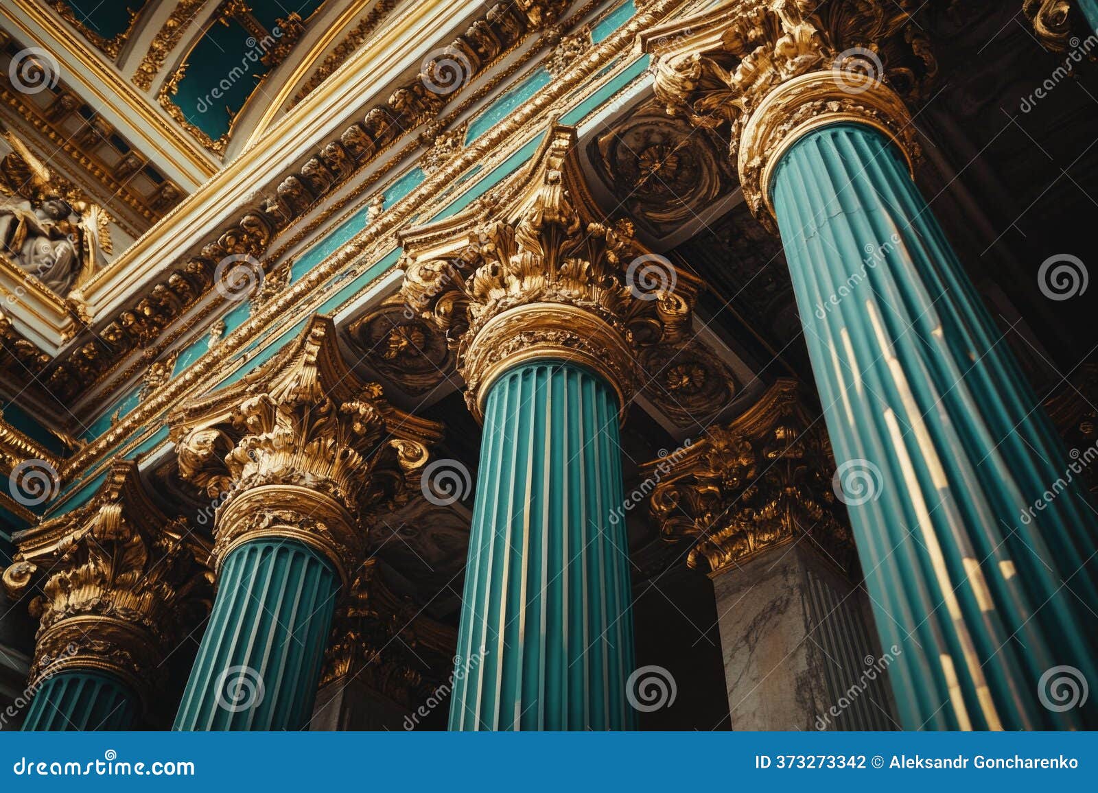 Gold Columns Stock Photo | CartoonDealer.com #52185942