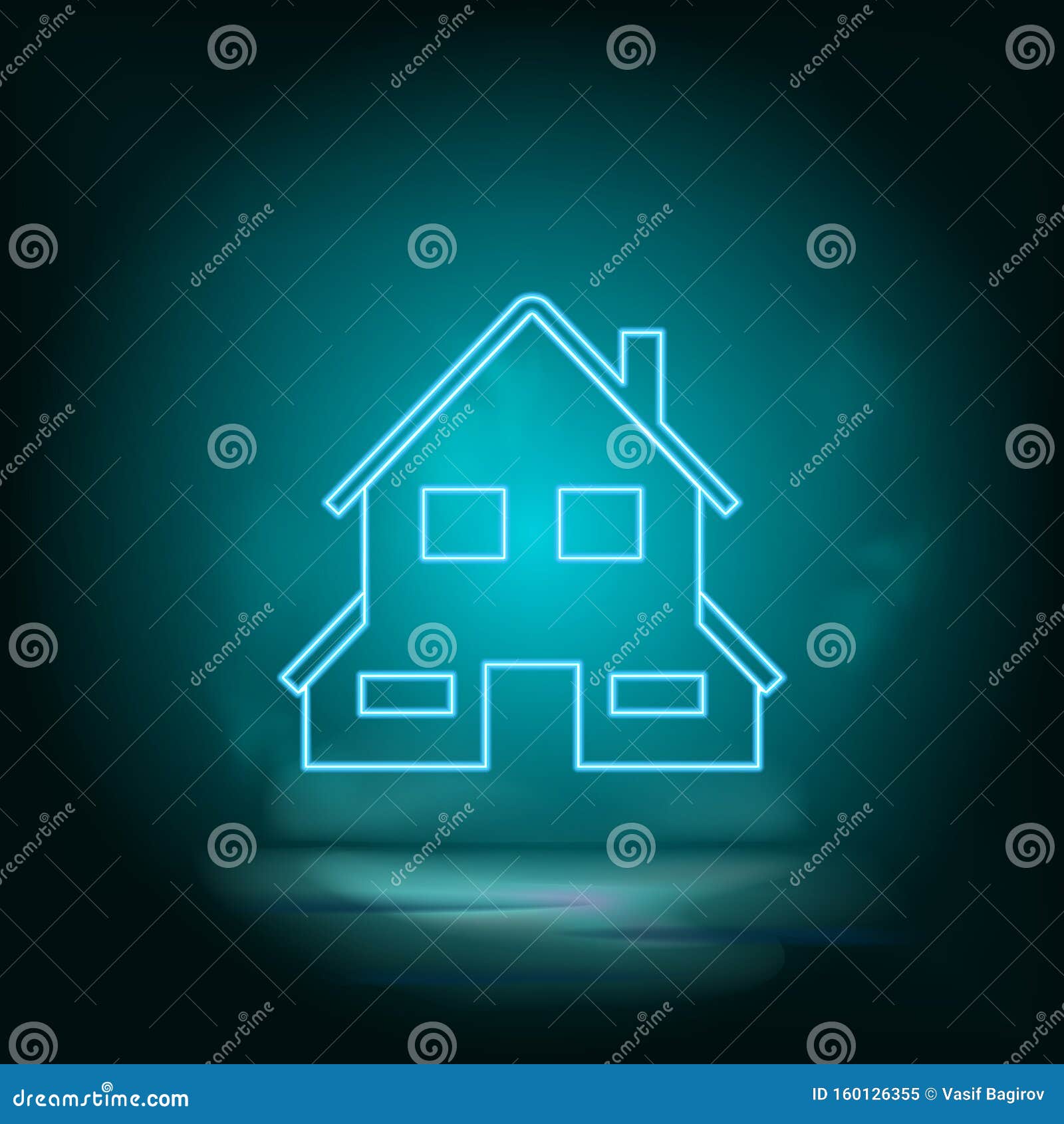 Building, Blue, Neon Home. Blue Neon, Building Icon. Vector Background ... Building, Blue, Neon Home. Blue Neon, Building Icon. Vector Background ...