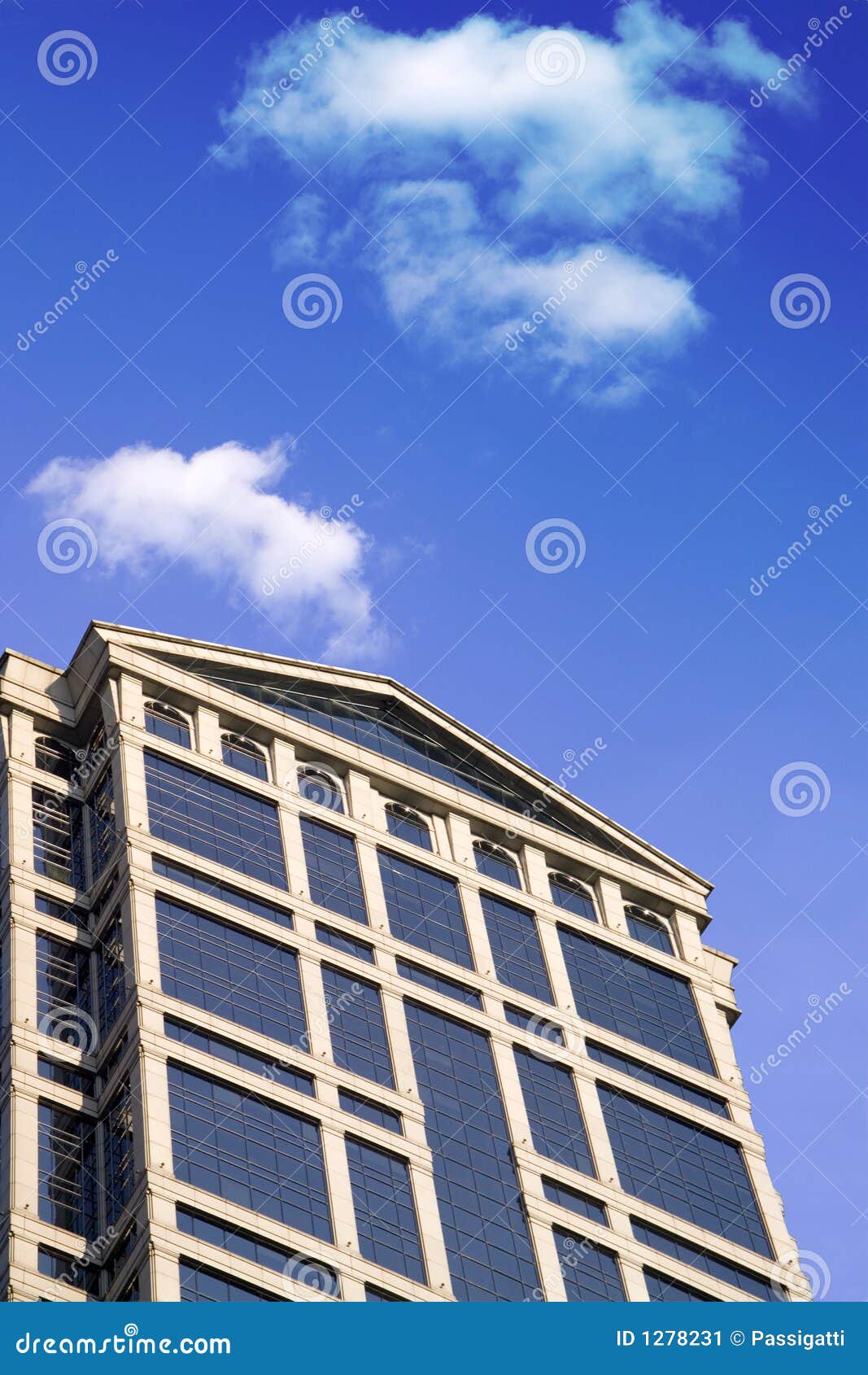 Building with Blue Sky stock image. Image of apartment - 1278231