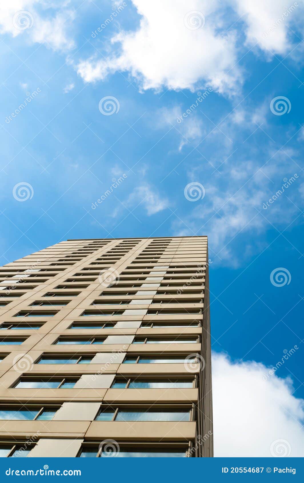 Building with blue sky stock image. Image of cityscape - 20554687