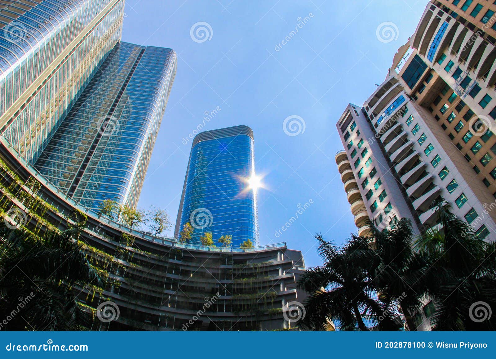 Building with Blue Sky Background Stock Photo - Image of restaurant ...