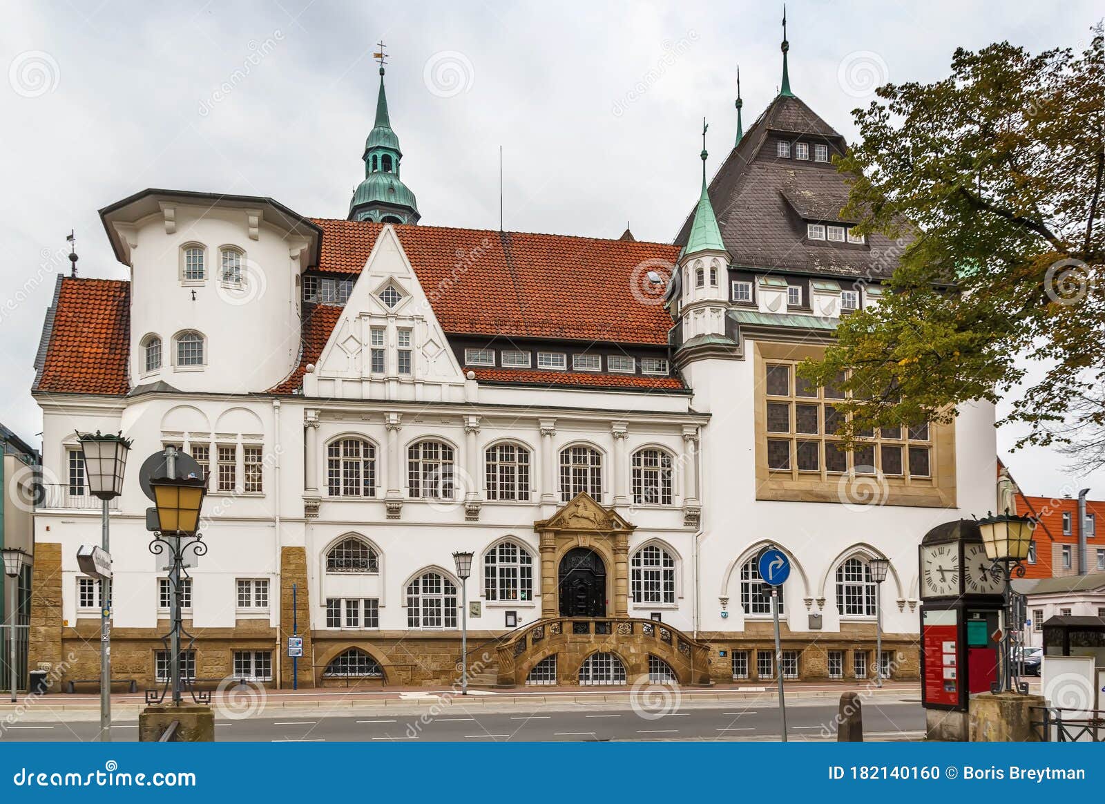 Building of Bomann Museum, Celle, Germany Editorial Image - Image of ...