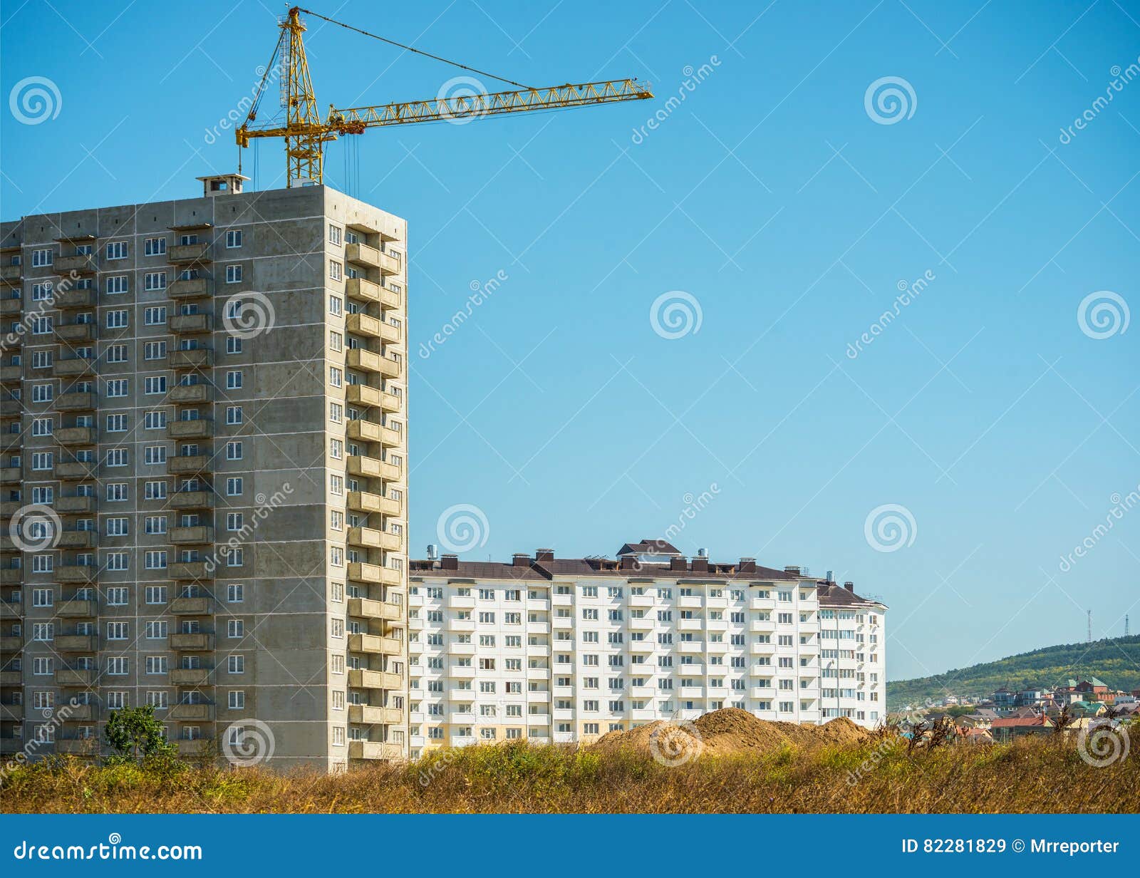 Building boom stock image. Image of high, plattenbau - 82281829