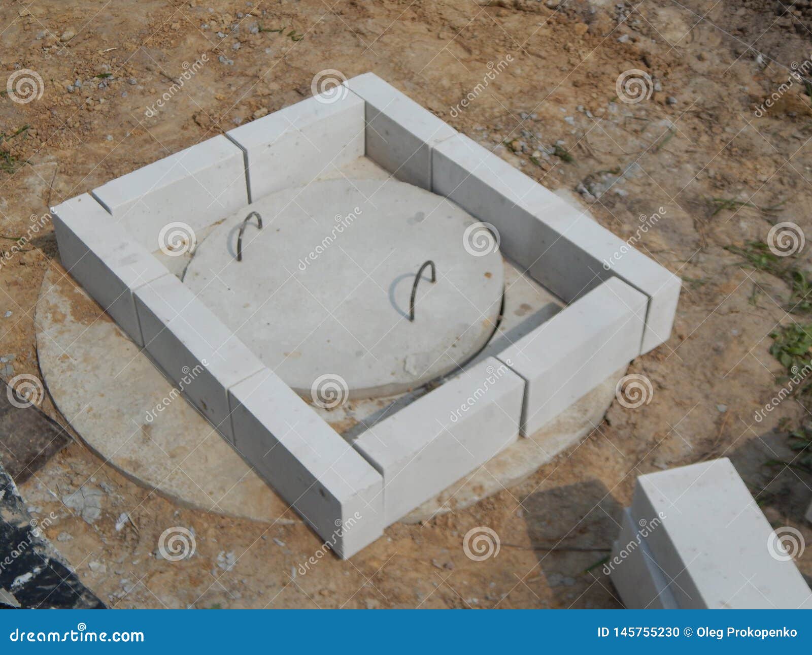 Building Bricks, Stone Materials for Work Stock Photo - Image of ...