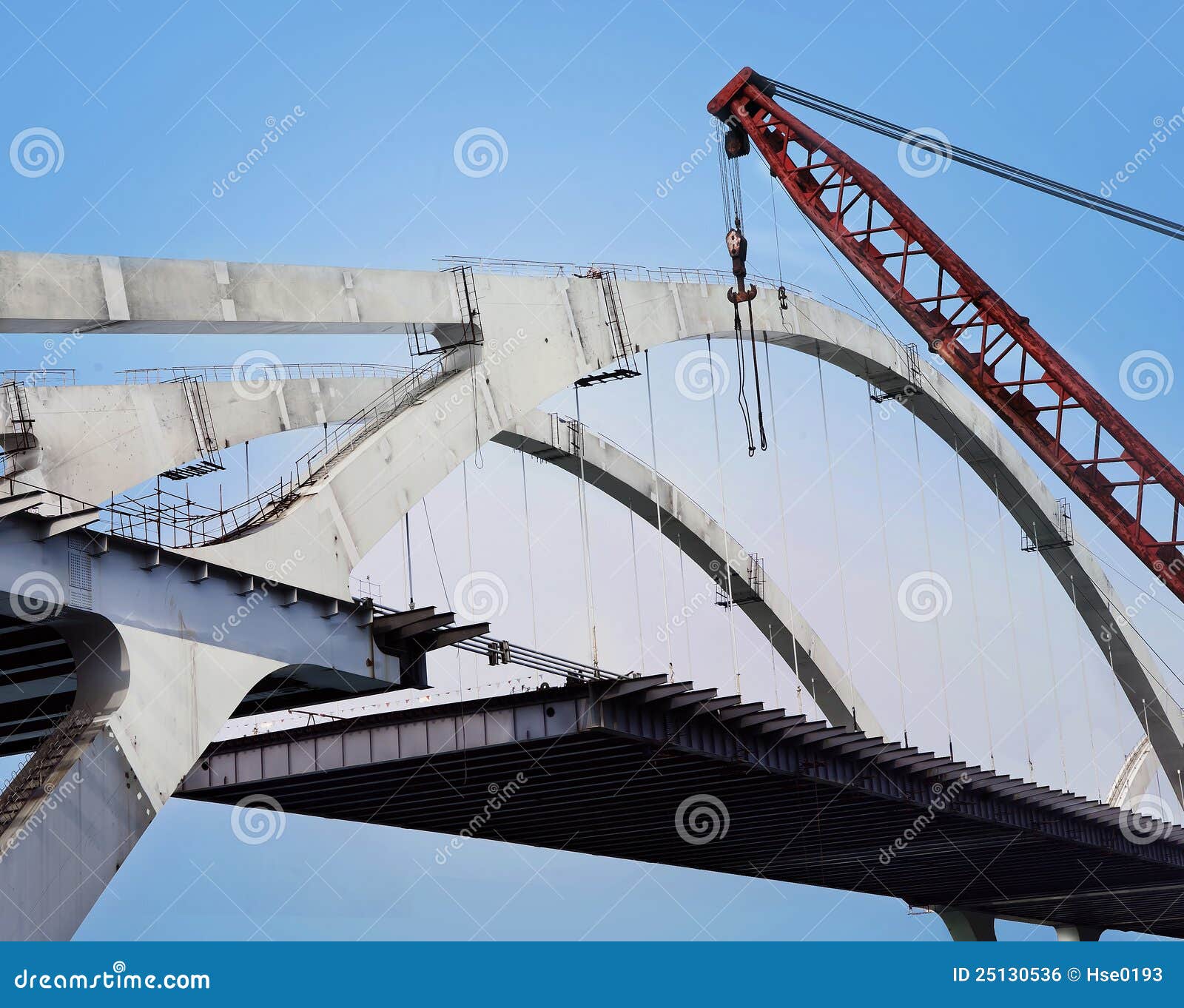 Building a bridge stock photo. Image of industry, connect - 25130536