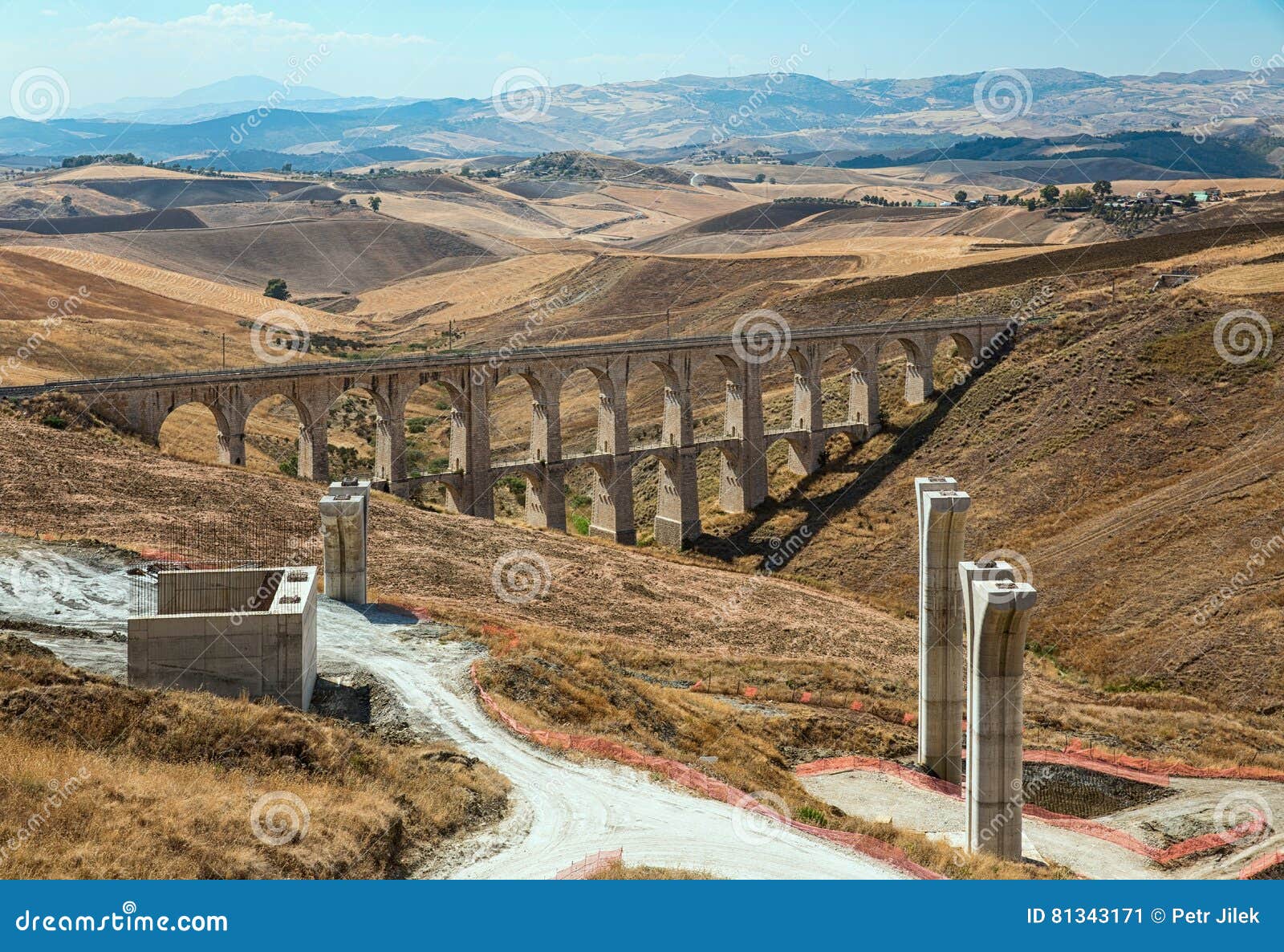 Building a bridge stock image. Image of color, metal - 81343171