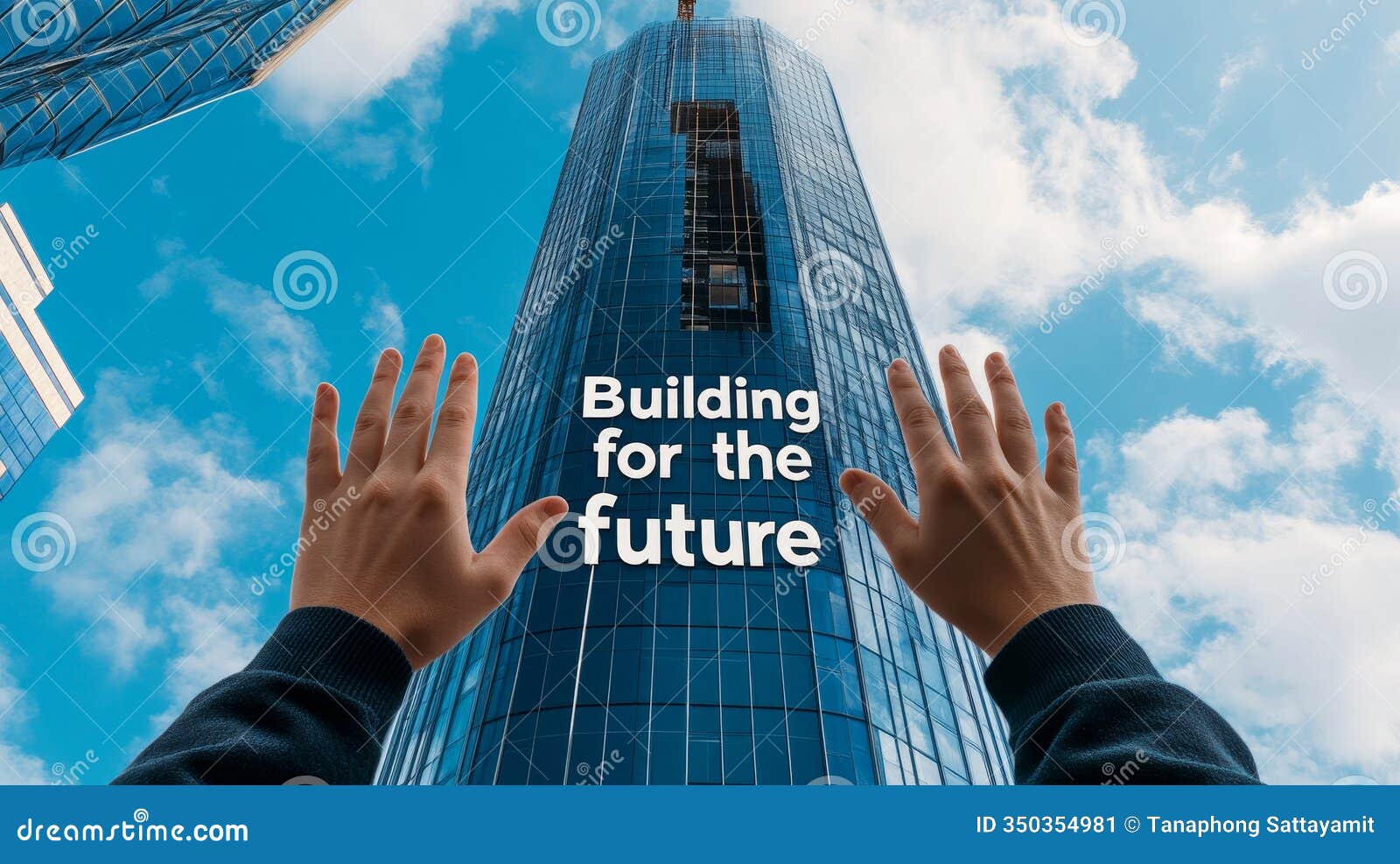 Building a Brighter Tomorrow Skyscraper Ambition Progress Innovation ...