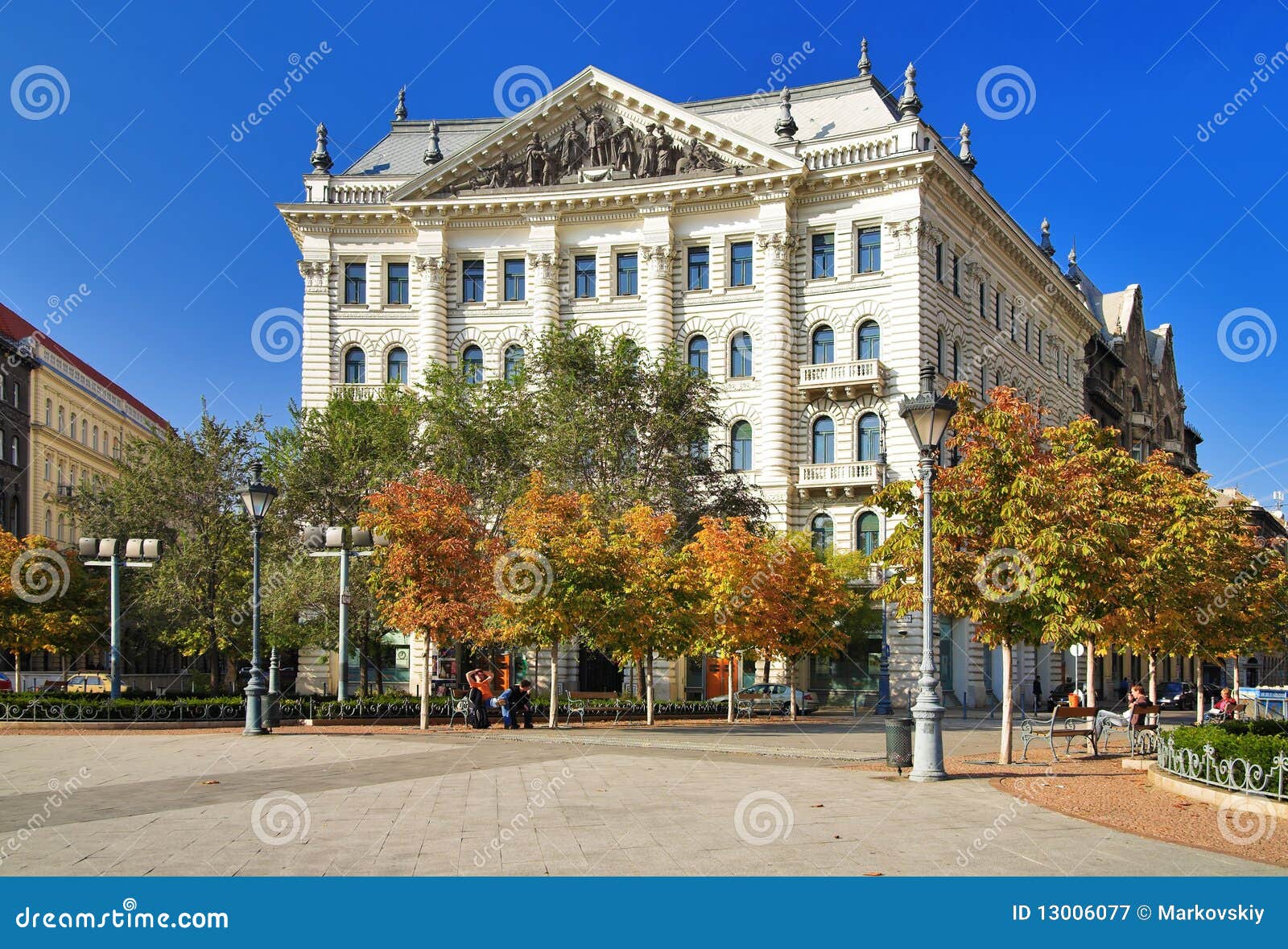 The building in Budapest stock image. Image of europe - 13006077