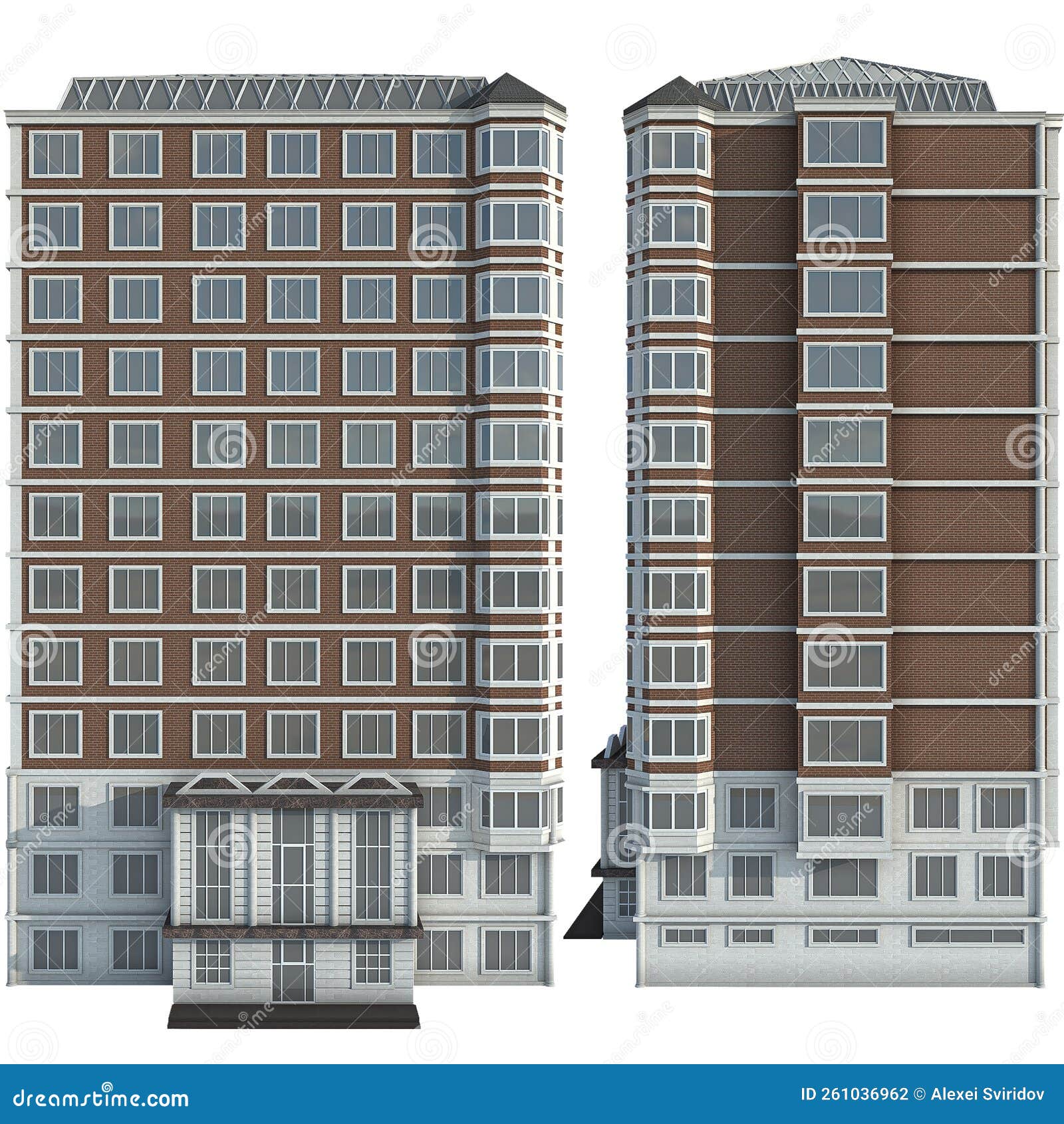 Building stock illustration. Illustration of multistory - 261036962