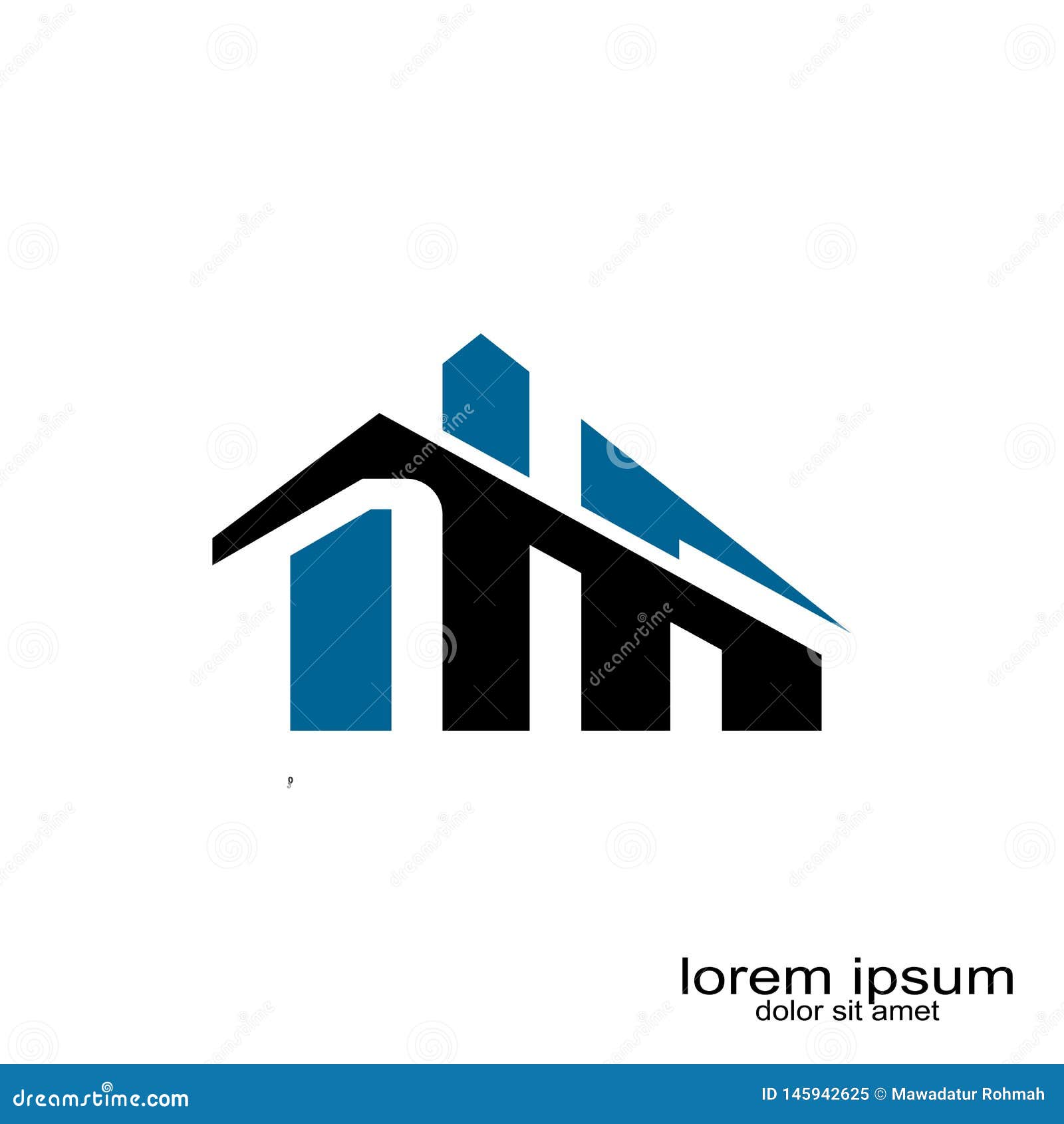 Building Business Logo Design Stock Vector - Illustration of building ...