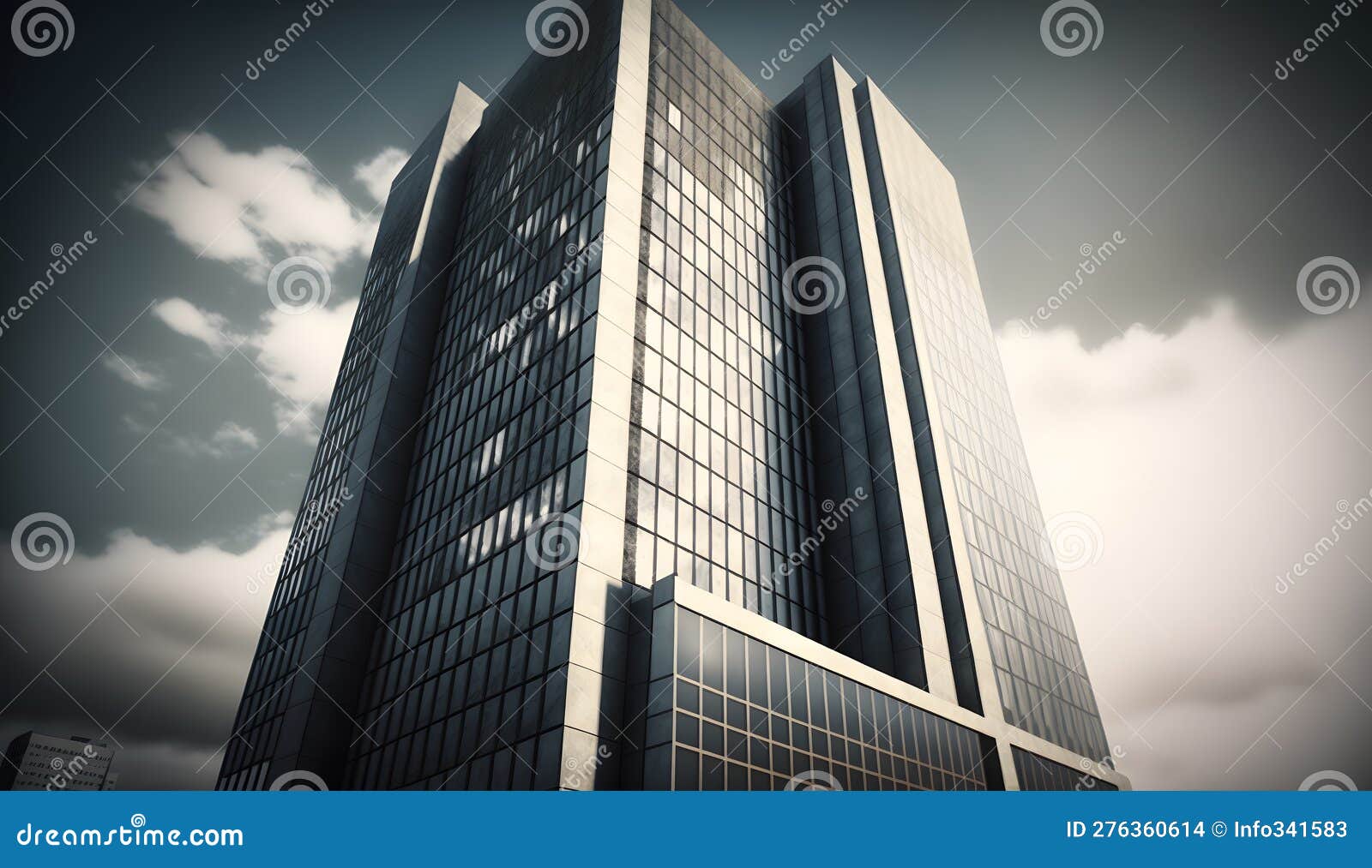 Building Business Tower Realistic Digital Render Created with ...