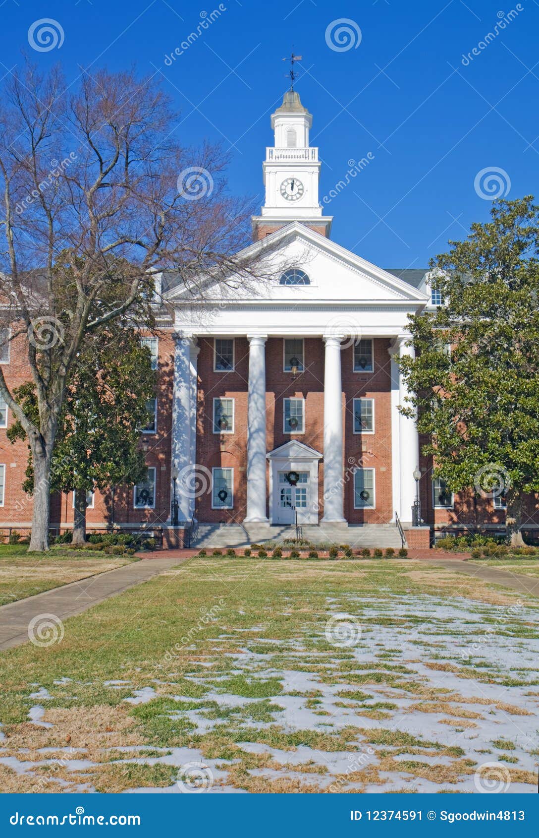 Building on the Campus of a Historically Black Uni Stock Image - Image ...
