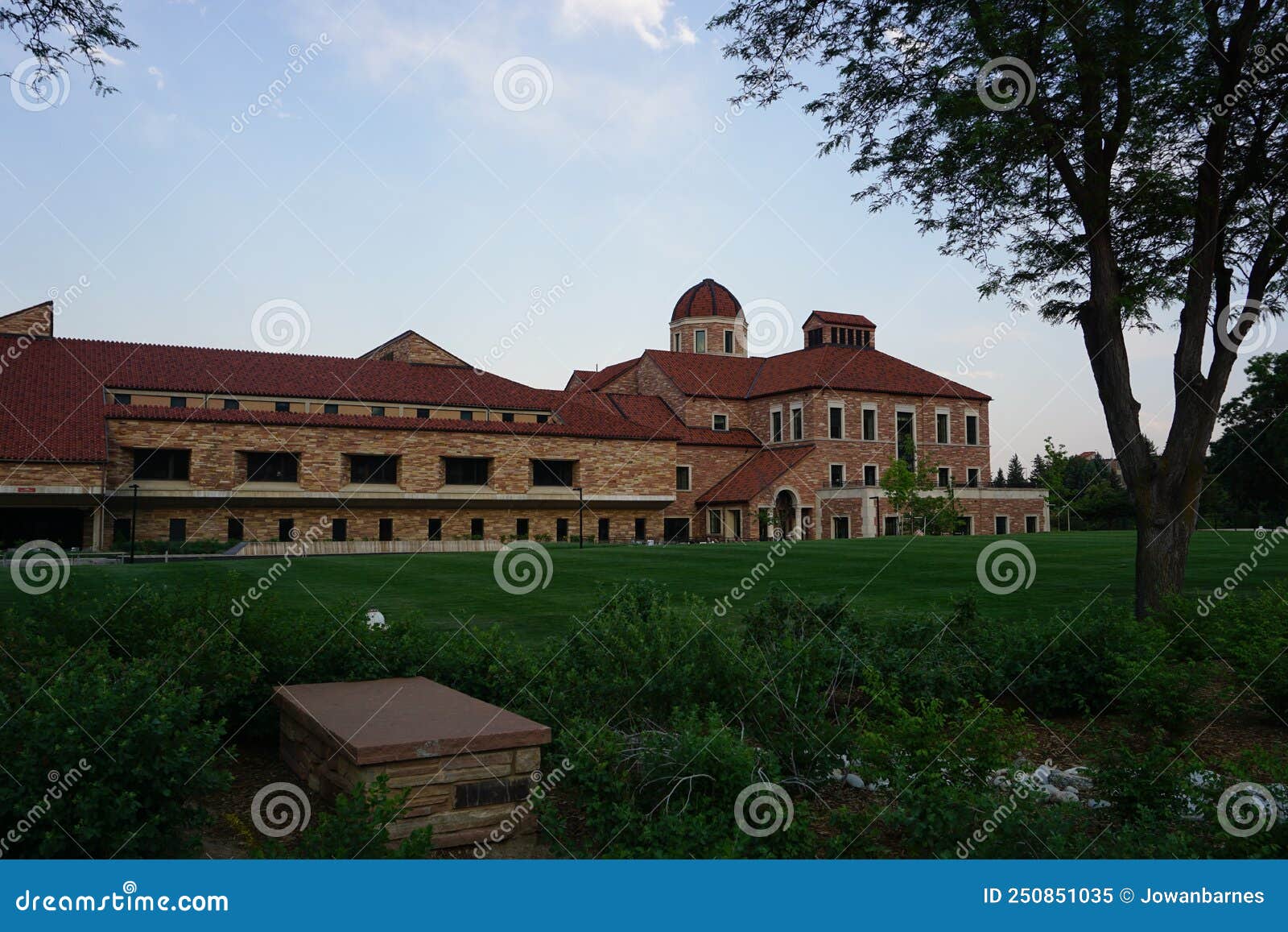 Building on the Campus of University of Colorado, Boulder Stock Image ...