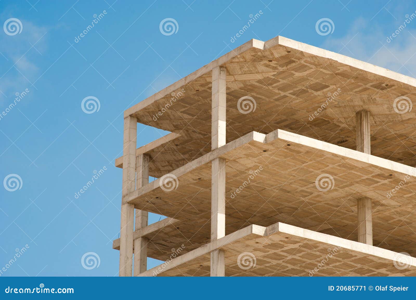 Building carcass stock image. Image of massive, modern - 20685771