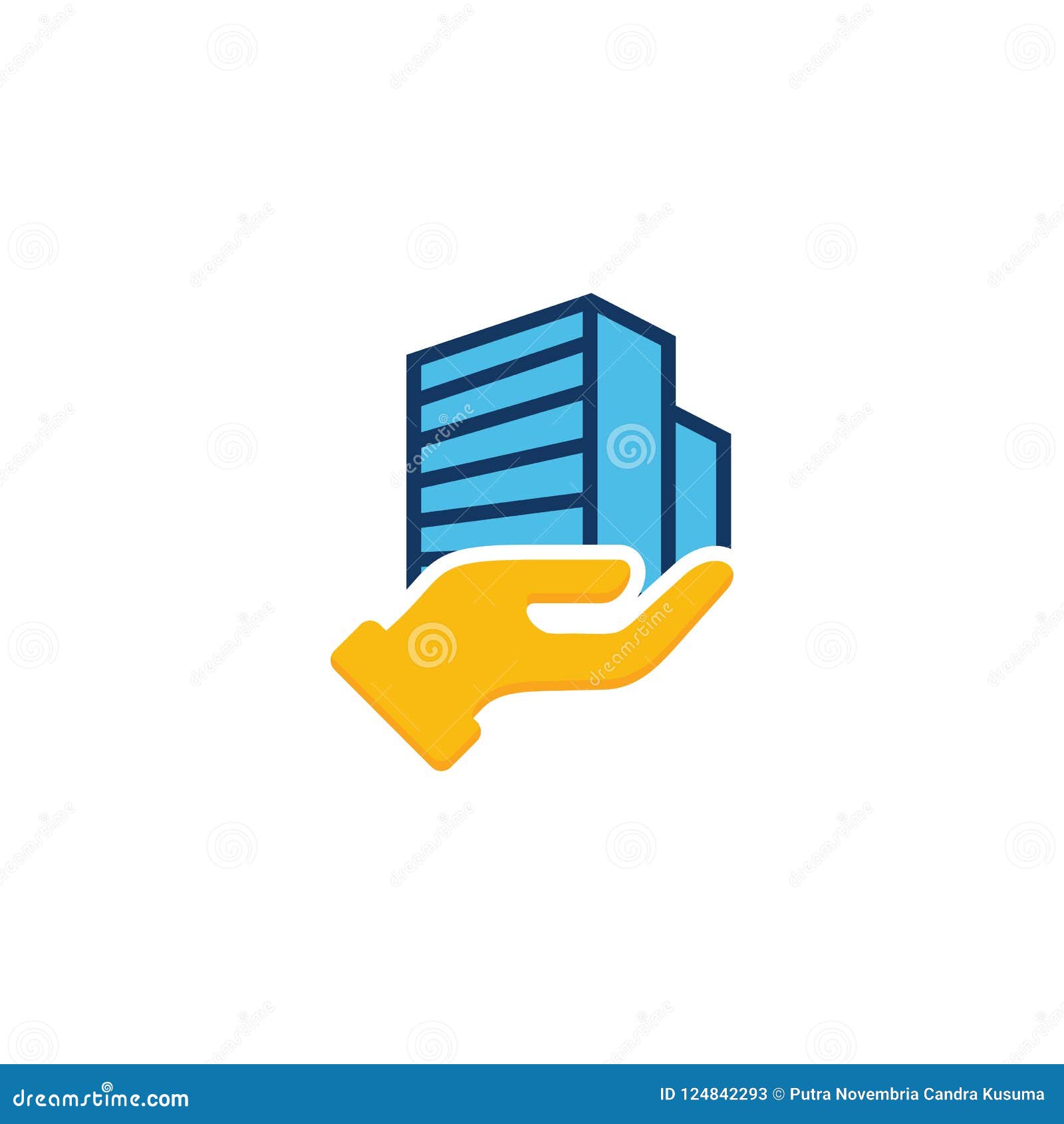 Building Care Logo Icon Design Stock Vector - Illustration of home ...