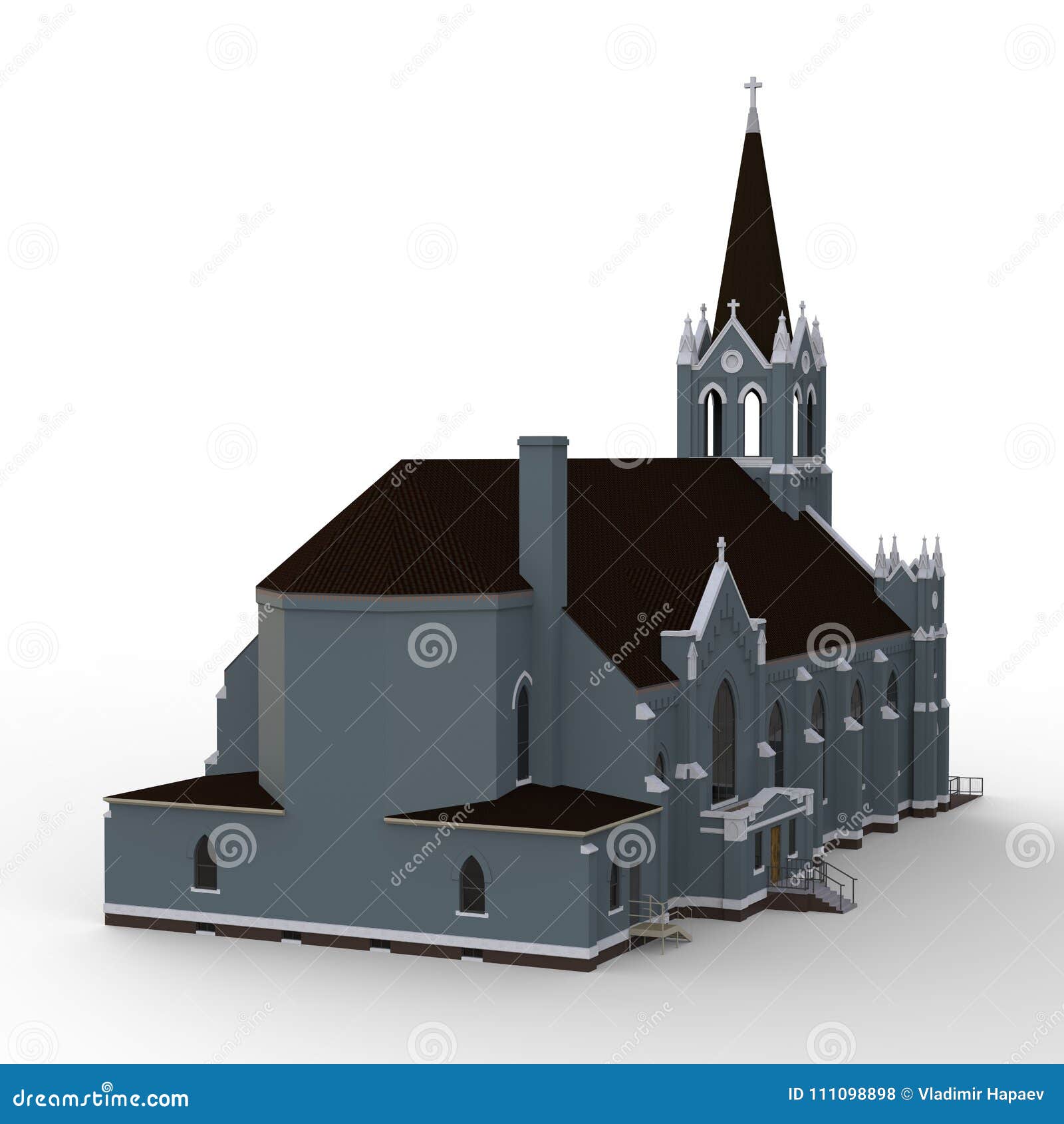 The Building of the Catholic Church, Views from Different Sides. Three ...