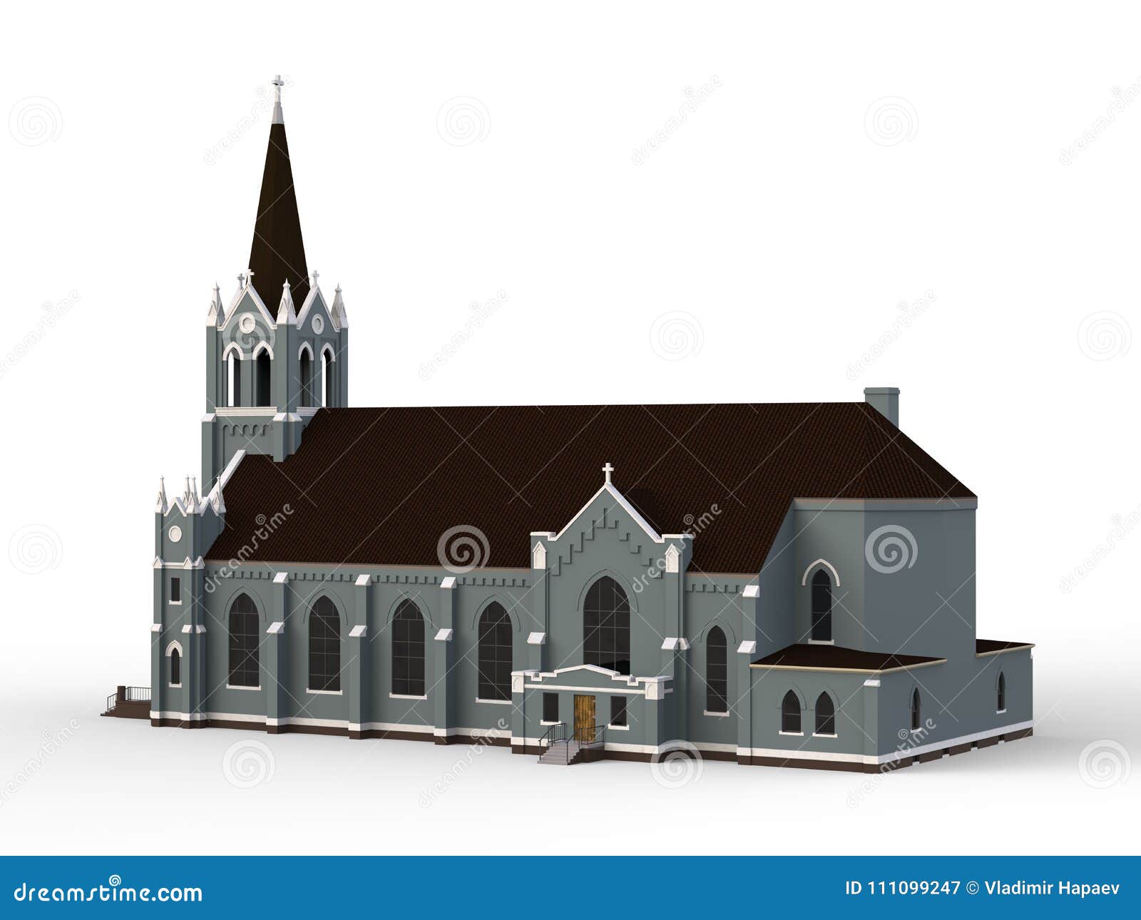 The Building of the Catholic Church, Views from Different Sides. Three ...