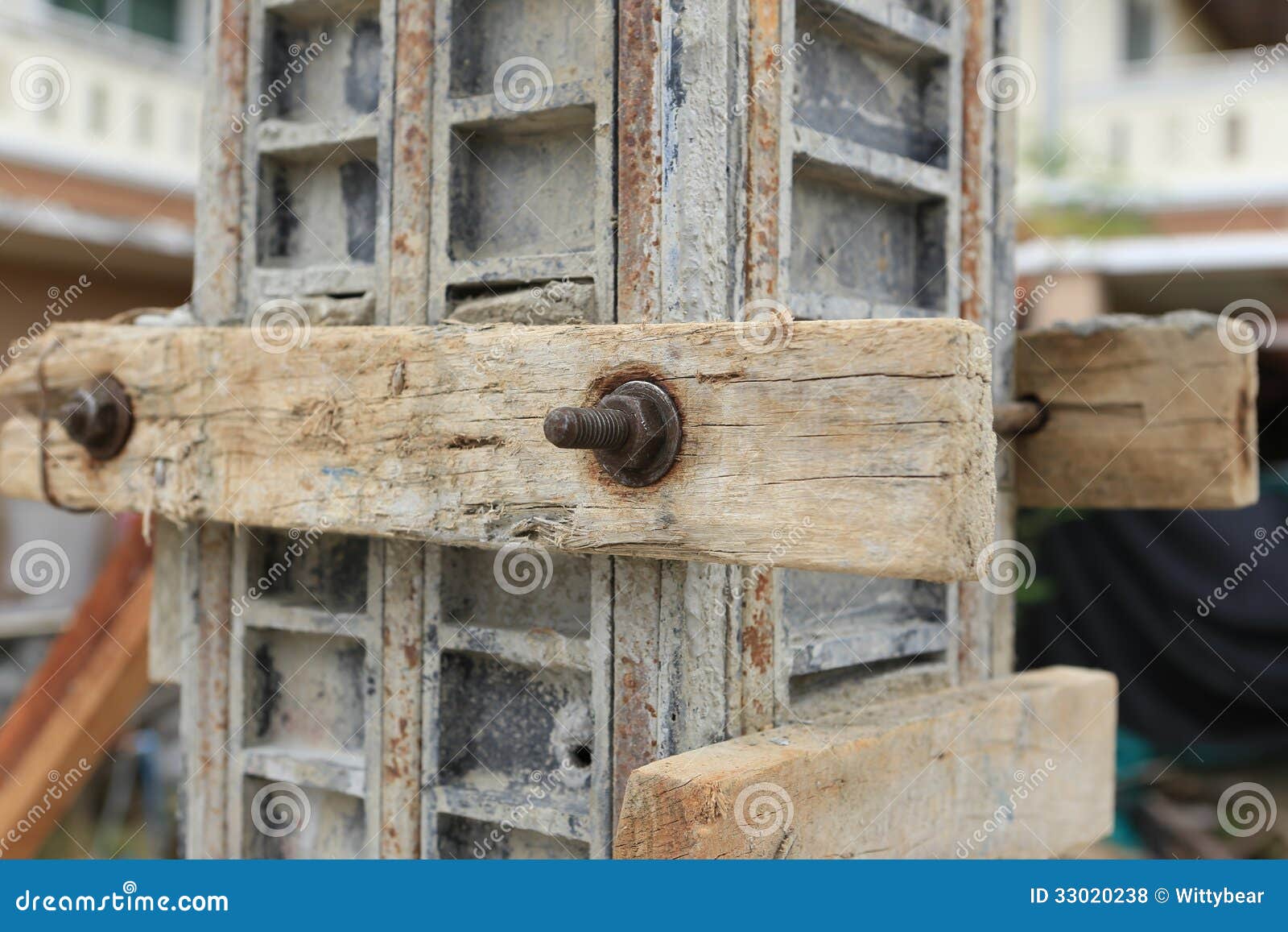 Building Cement Pillar for Home Construction Stock Photo - Image of ...