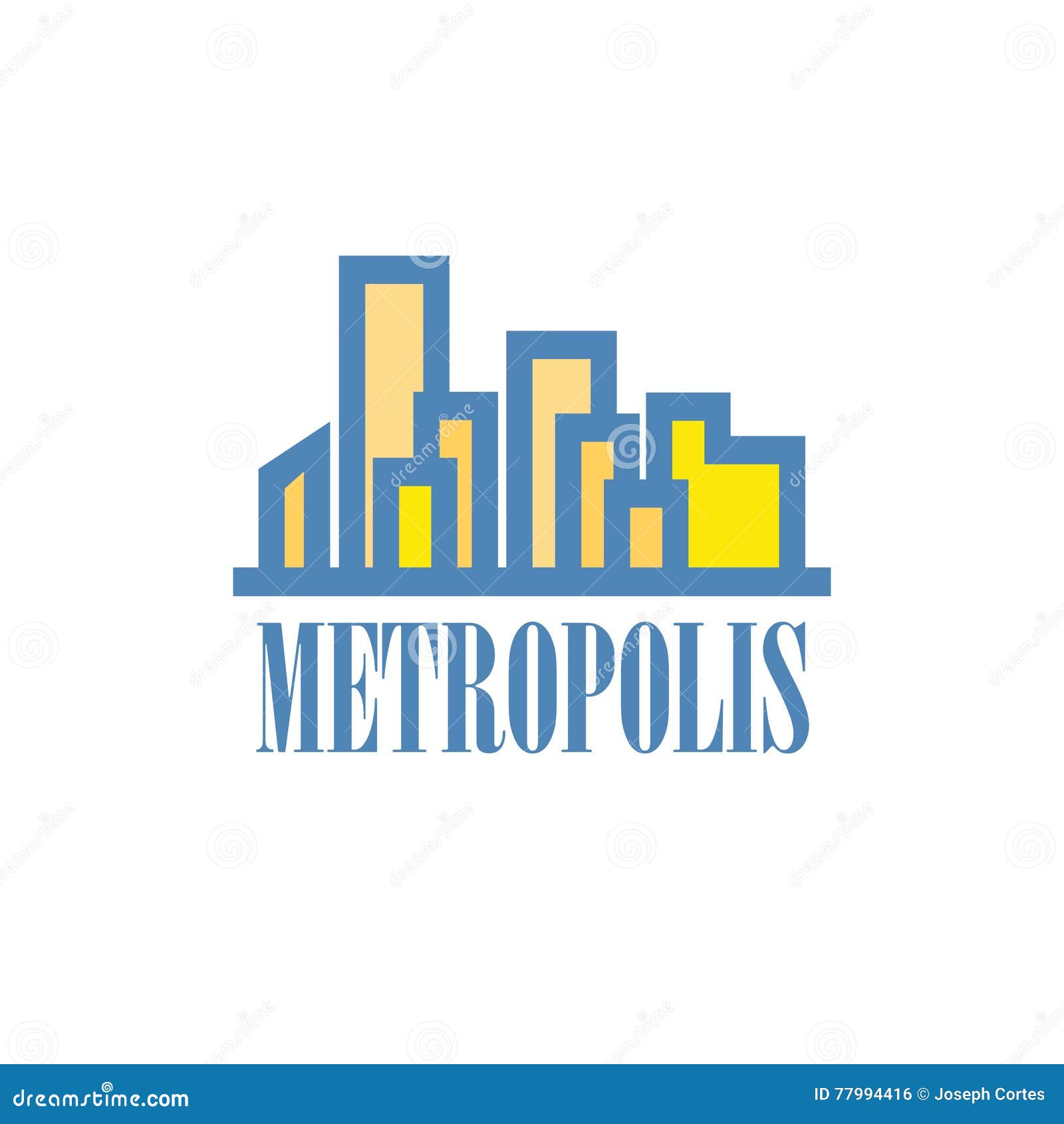 Building and City Illustration Symbolizing Metropolis Stock ...