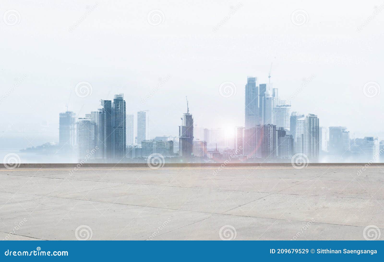 Building or City on White Background Stock Image - Image of concrete ...