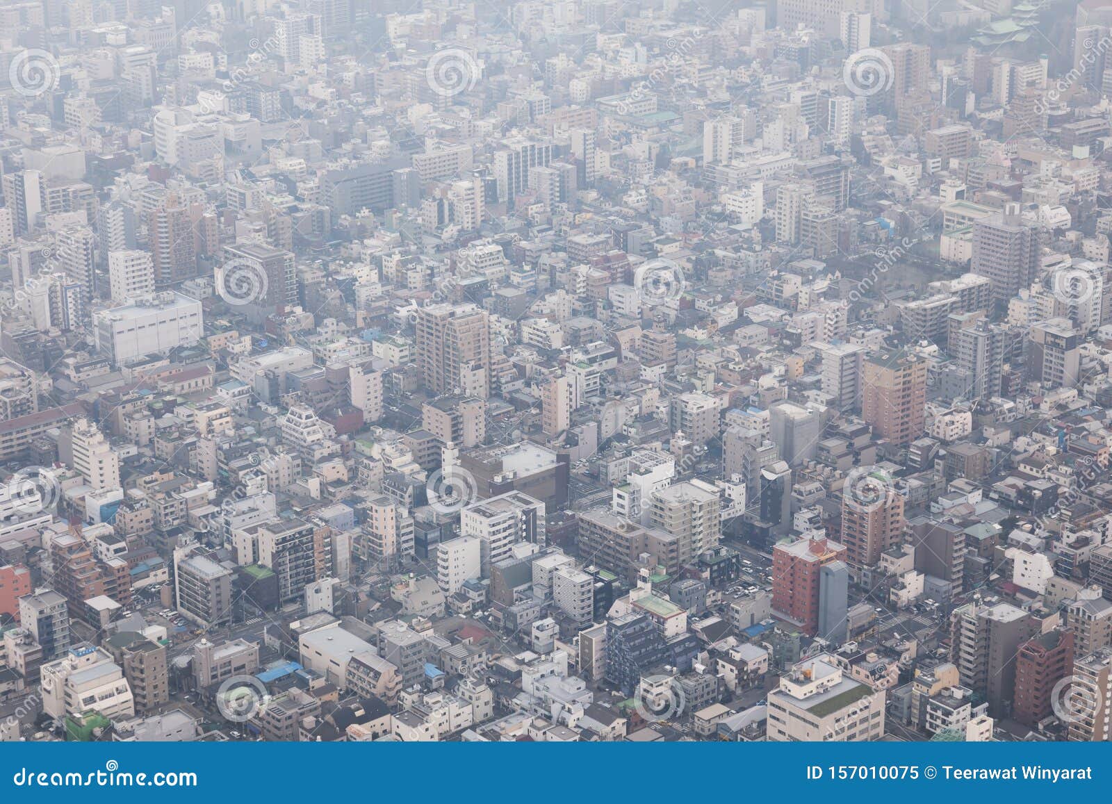 Building Cityscape with Dust Fog City Air Pollution Problem Stock Image ...