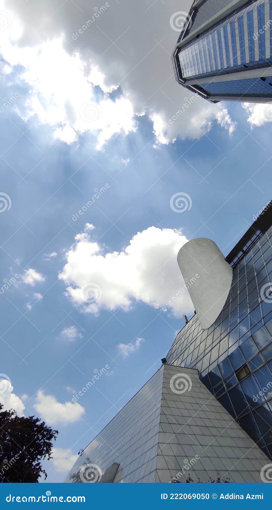 Building and clear sky stock photo. Image of blueskies - 222069050
