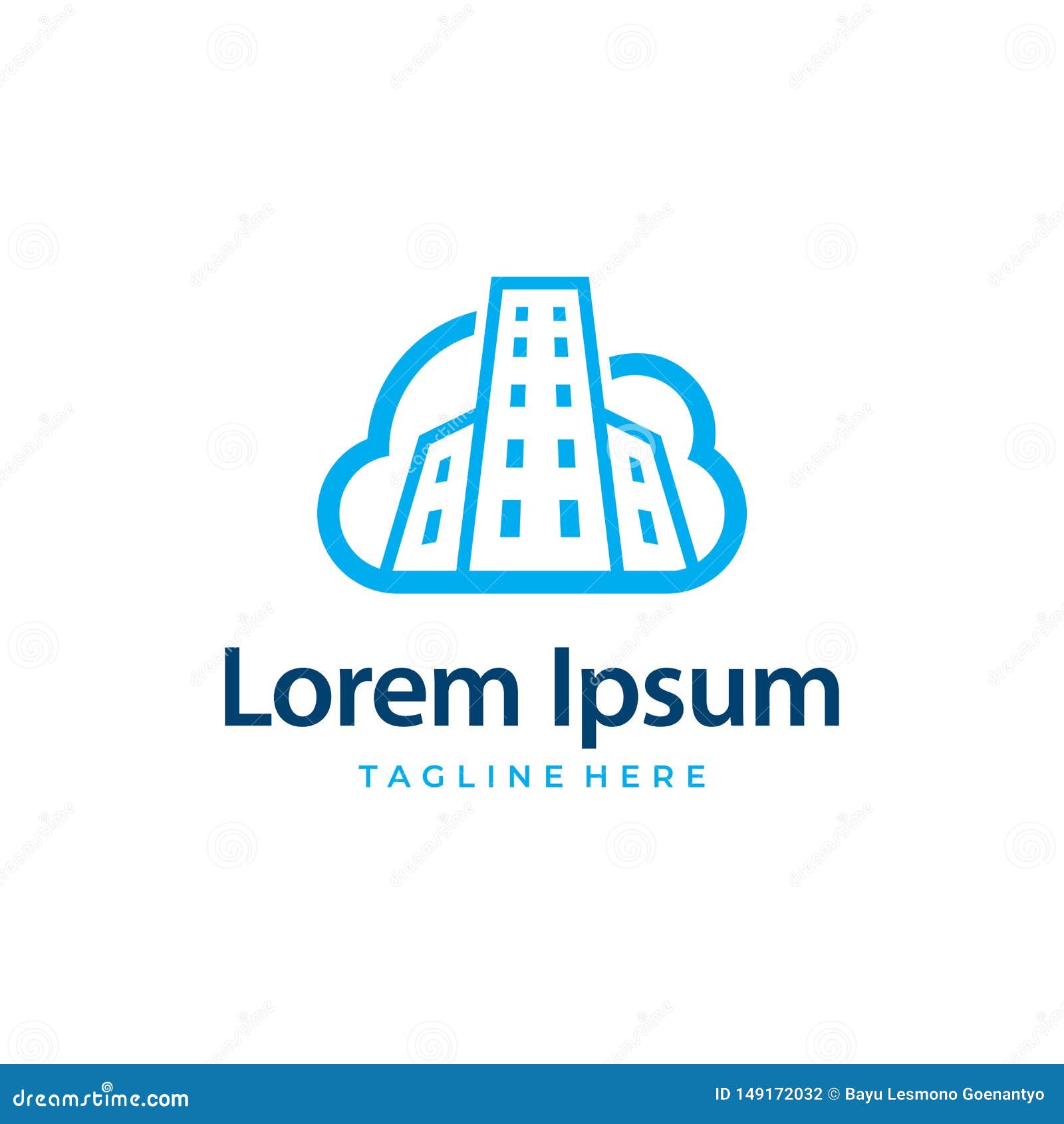 Office Building Security Cloud Stock Vector - Illustration of industry ...