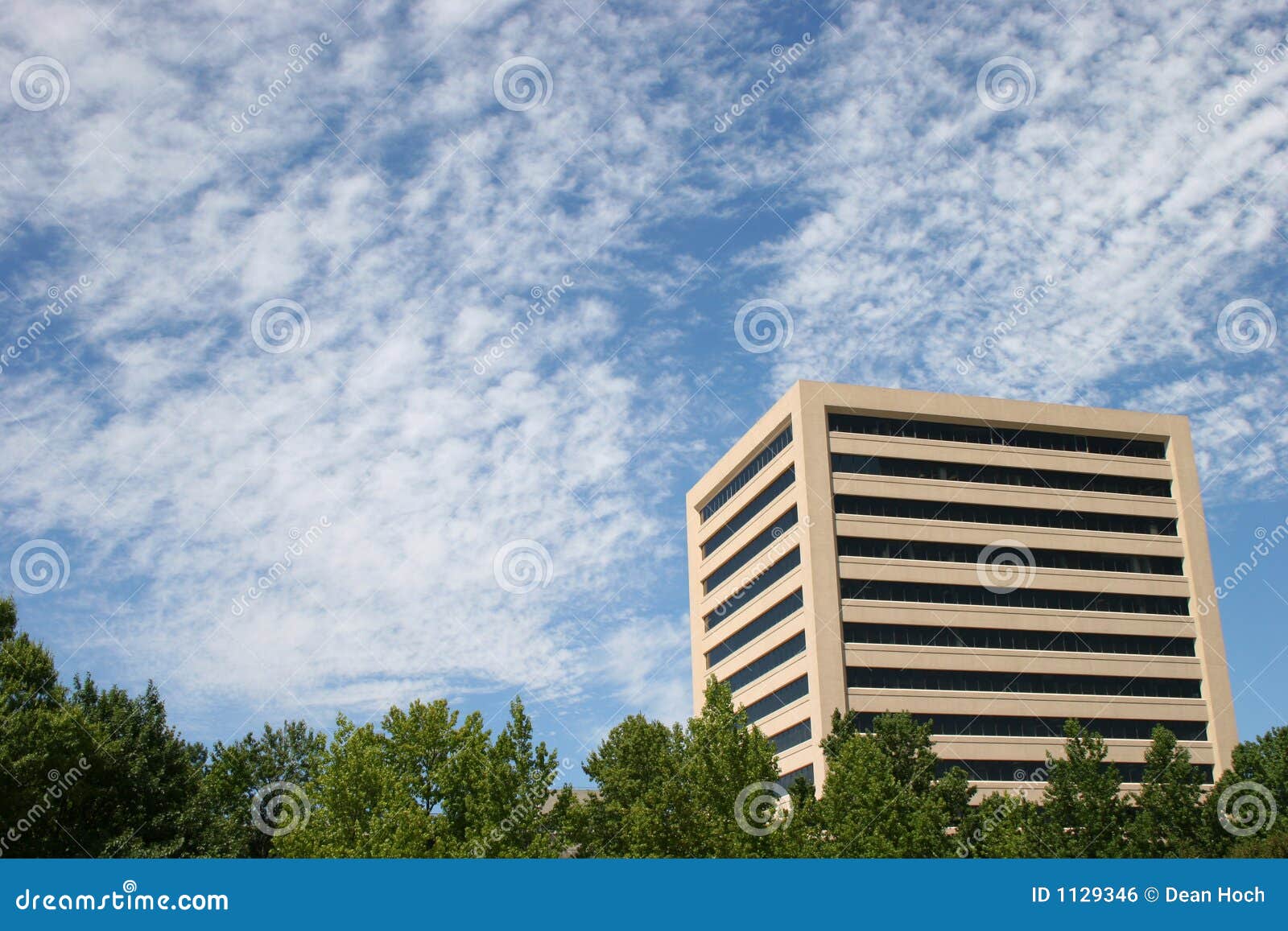 Building and clouds stock photo. Image of trees, clouds - 1129346