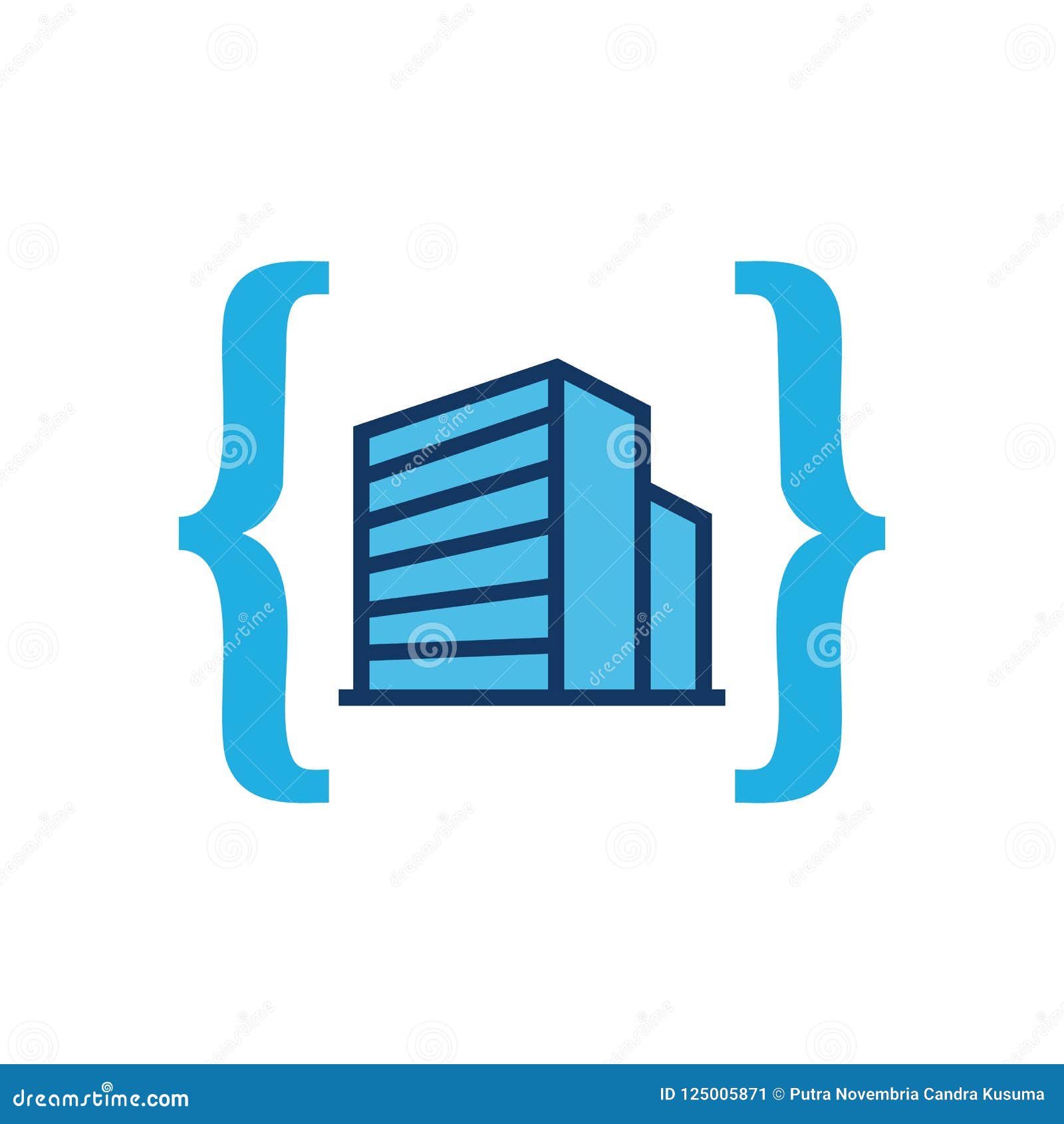 Building Code Logo Icon Design Stock Vector - Illustration of geek ...