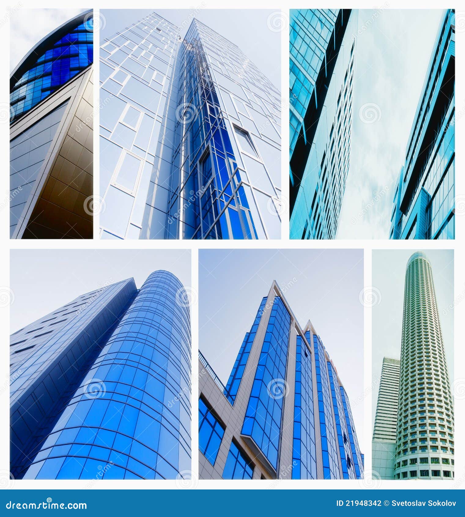 Building collage stock photo. Image of estate, center - 21948342