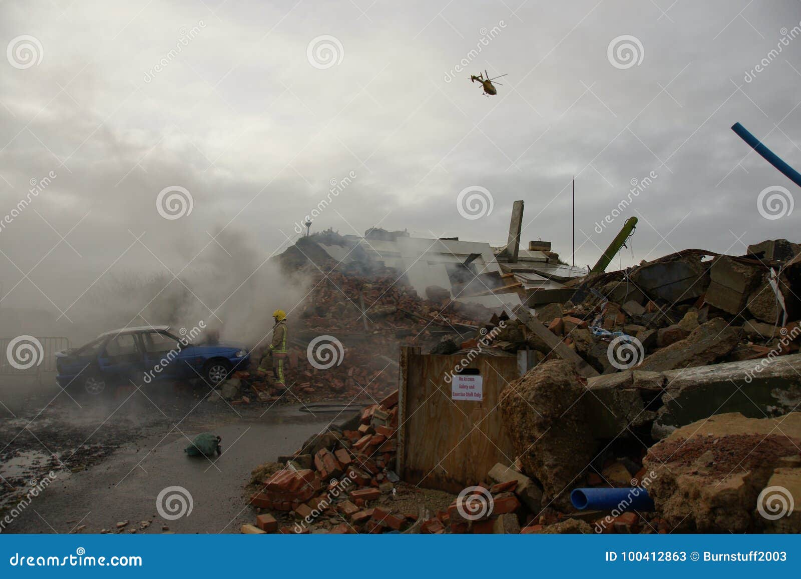 Building Collapse, Disaster Zone Editorial Stock Photo - Image of ...
