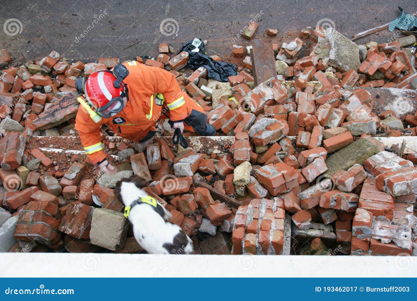 Building Collapse, Structural Damage from Gas Explosion Stock Image ...
