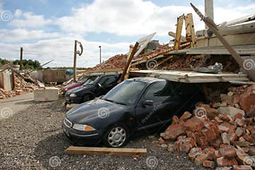 Building Collapse, Structural Damage, Structural Failure Stock Photo ...
