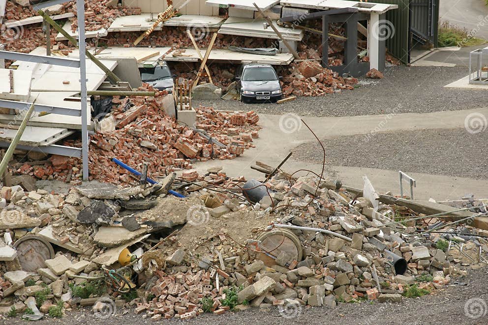 Building Collapse, Structural Damage, Structural Failure Stock Photo ...
