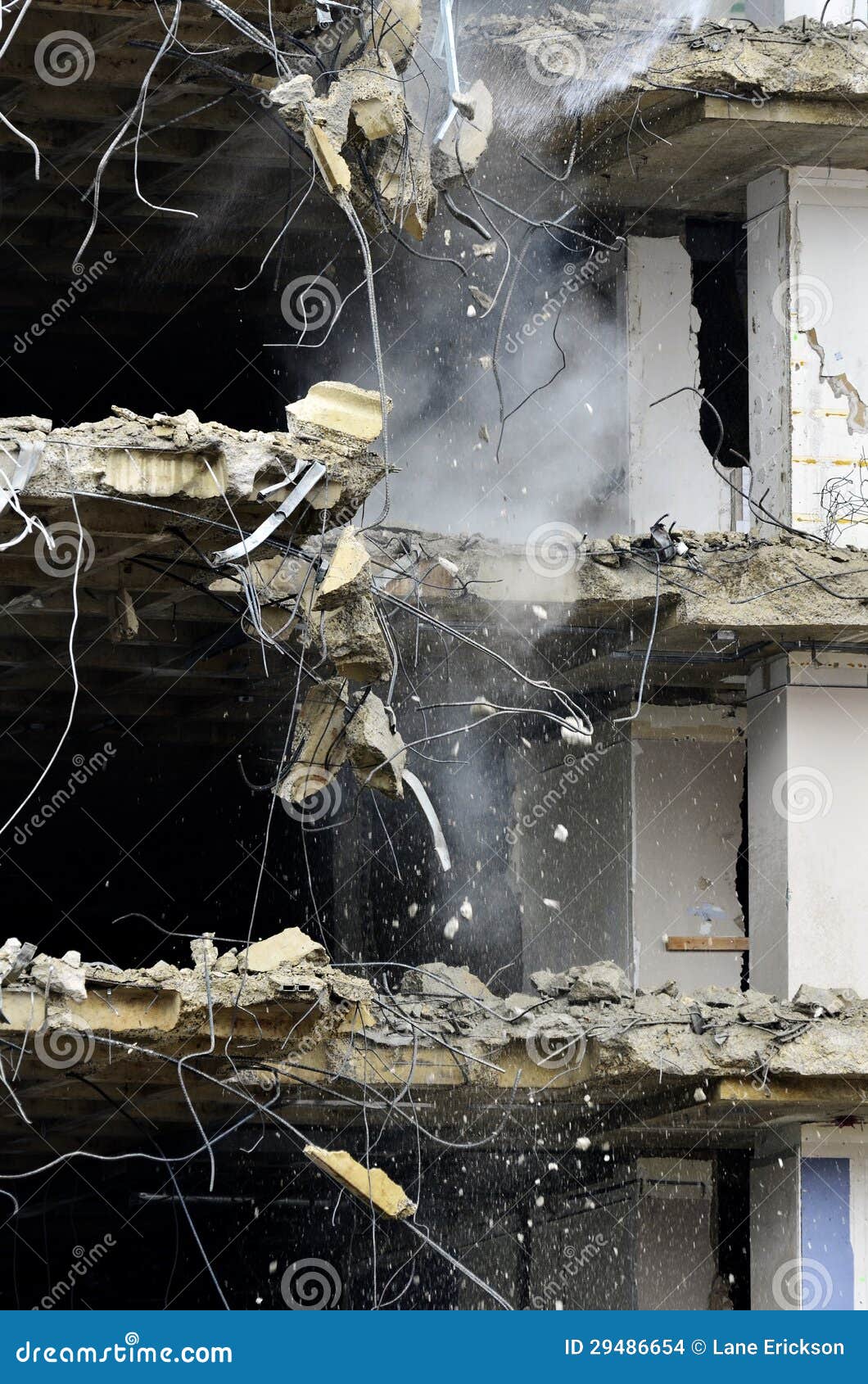 Building Collapsing or Falling Down Stock Photo - Image of destruction ...