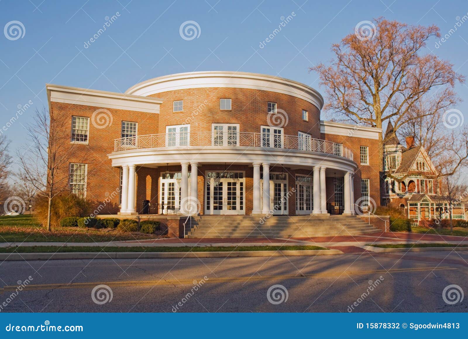 Building on a College Campus in Indiana Stock Photo - Image of ...