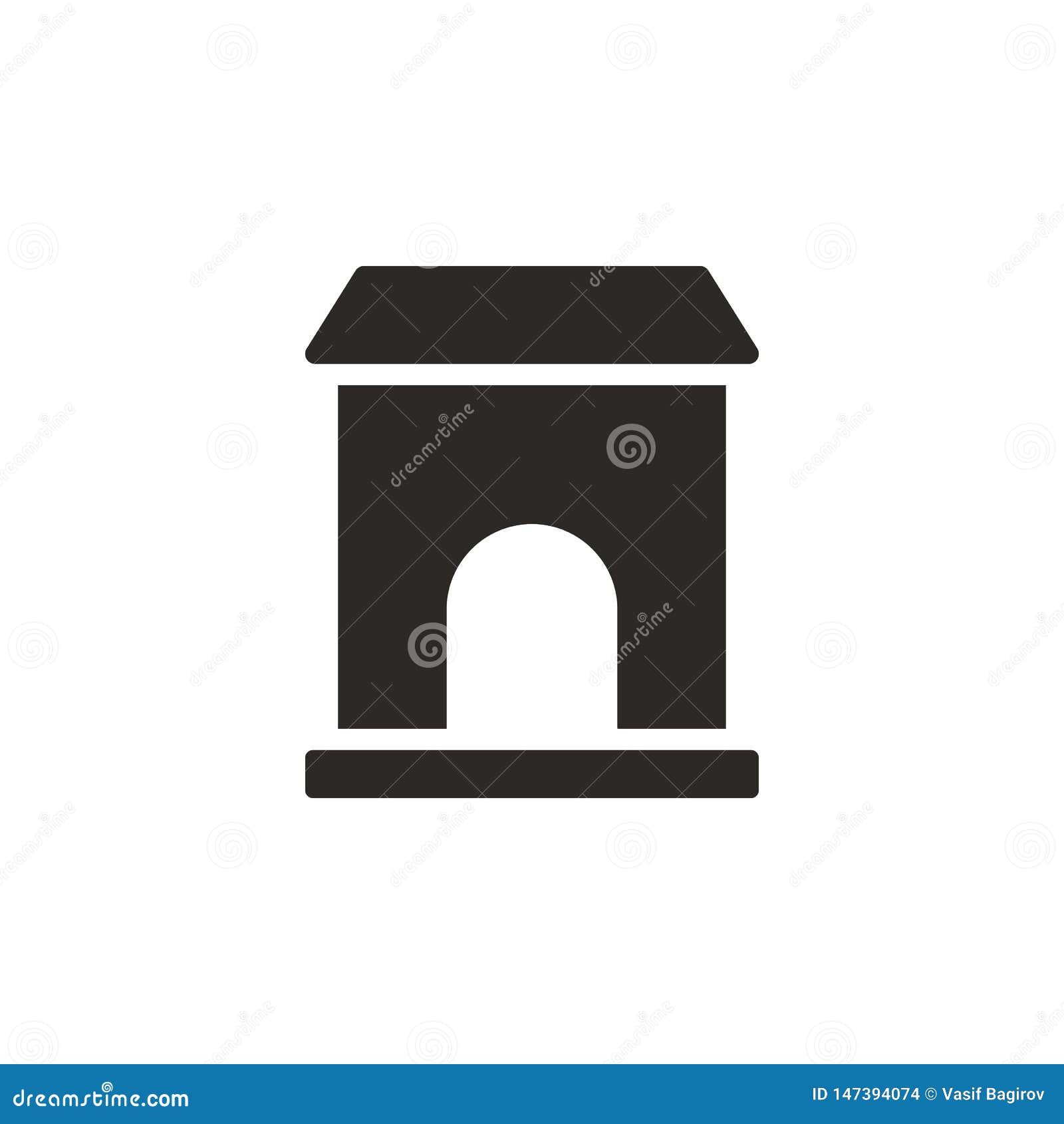 Building, College Icon - Vector. Simple Element Illustration from UI ...