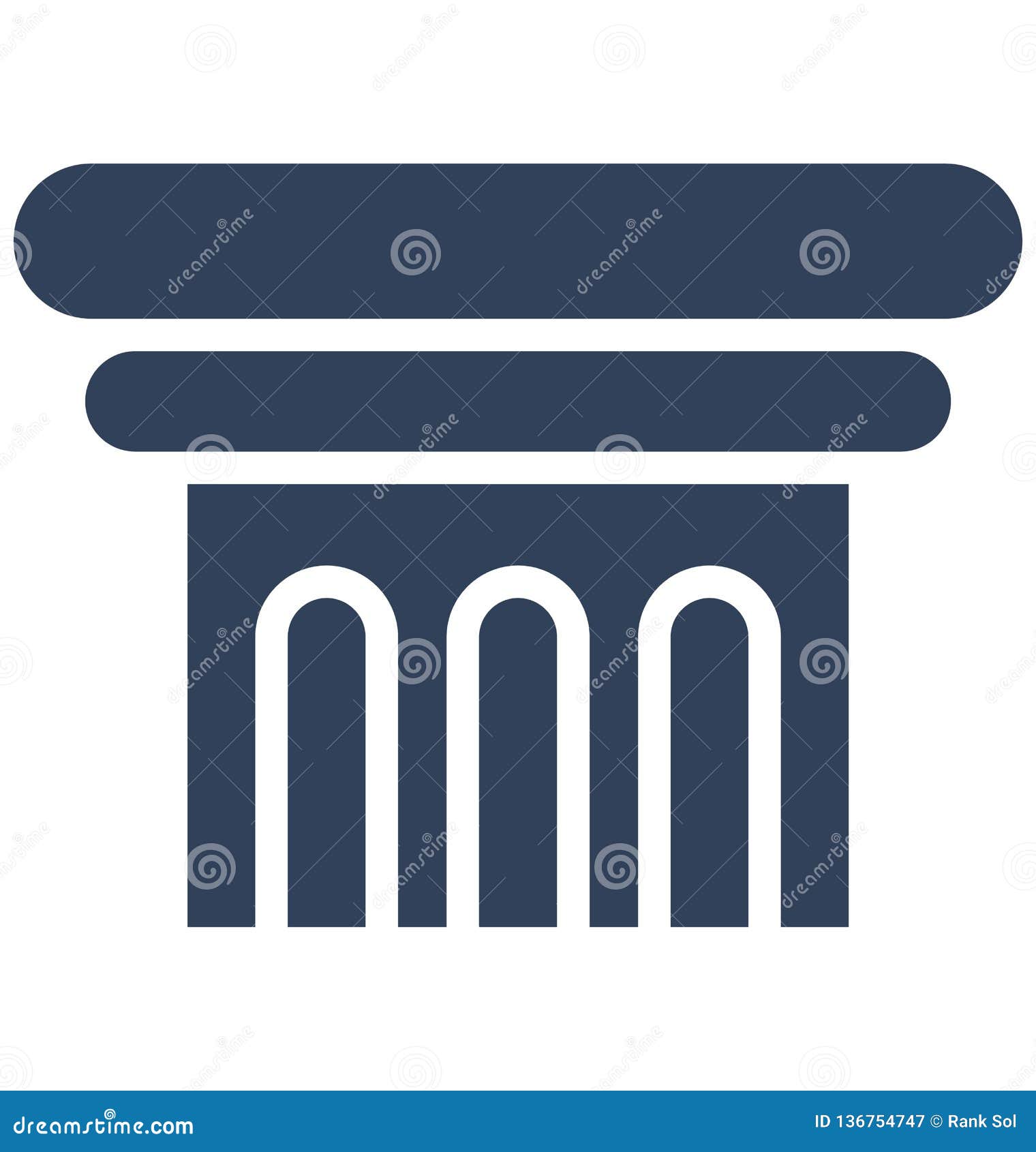 Building Column, Building Pillar Isolated Vector Icon Which Can Be ...