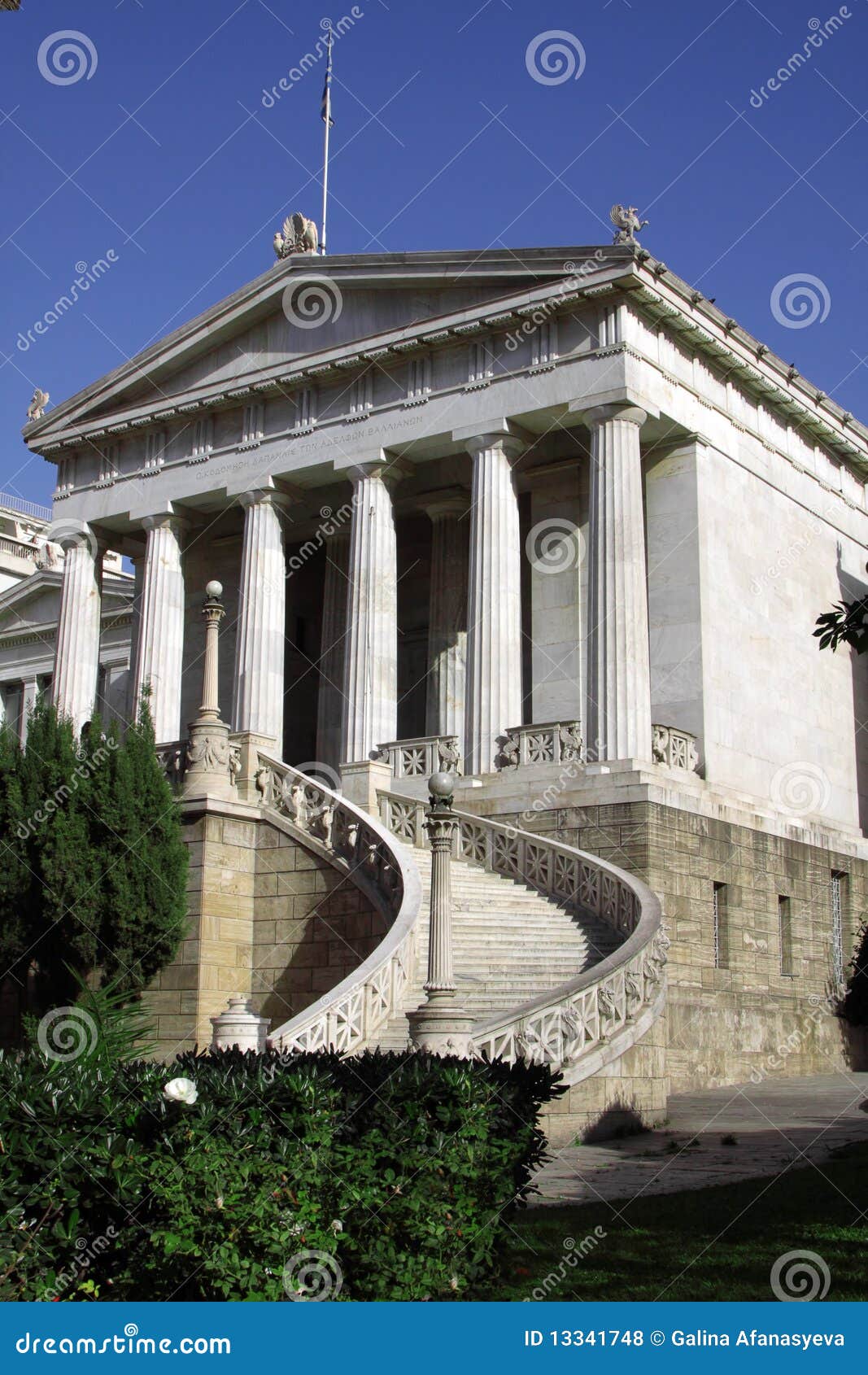 Building with columns stock photo. Image of city, classical - 13341748