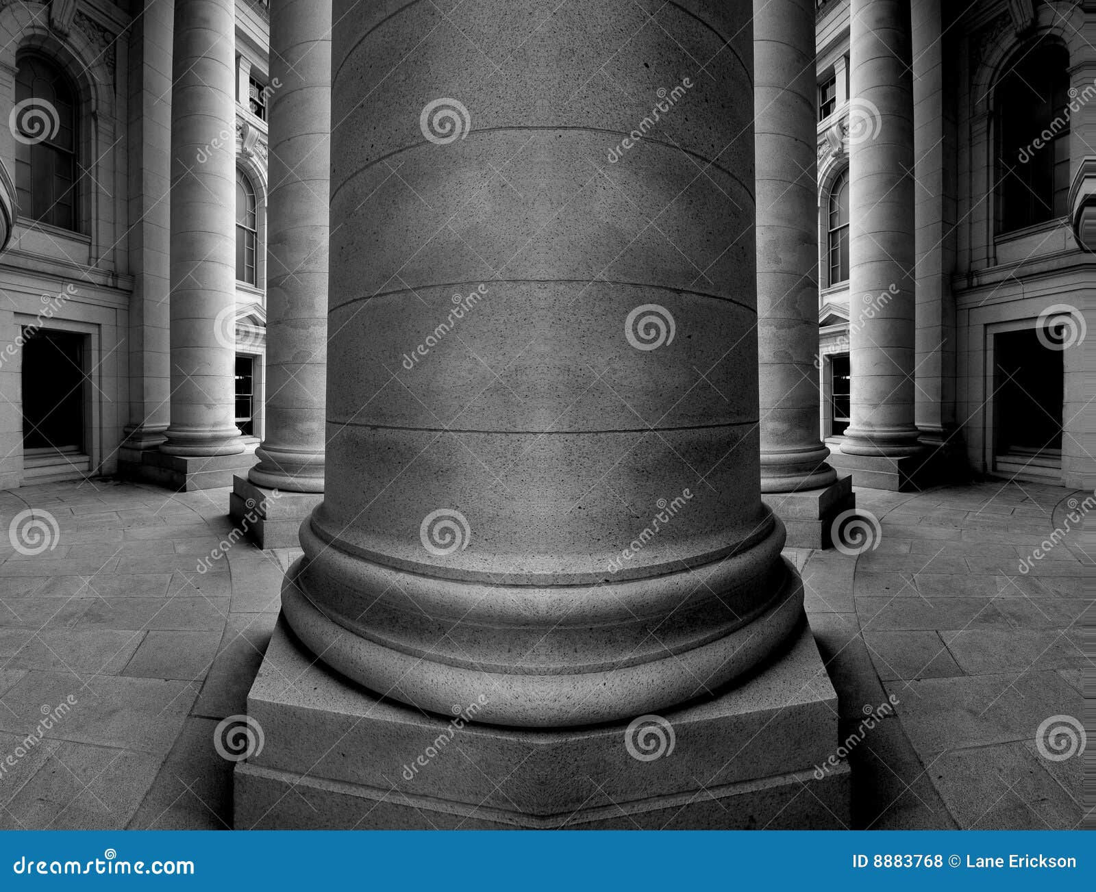 Building Columns stock photo. Image of details, lines - 8883768