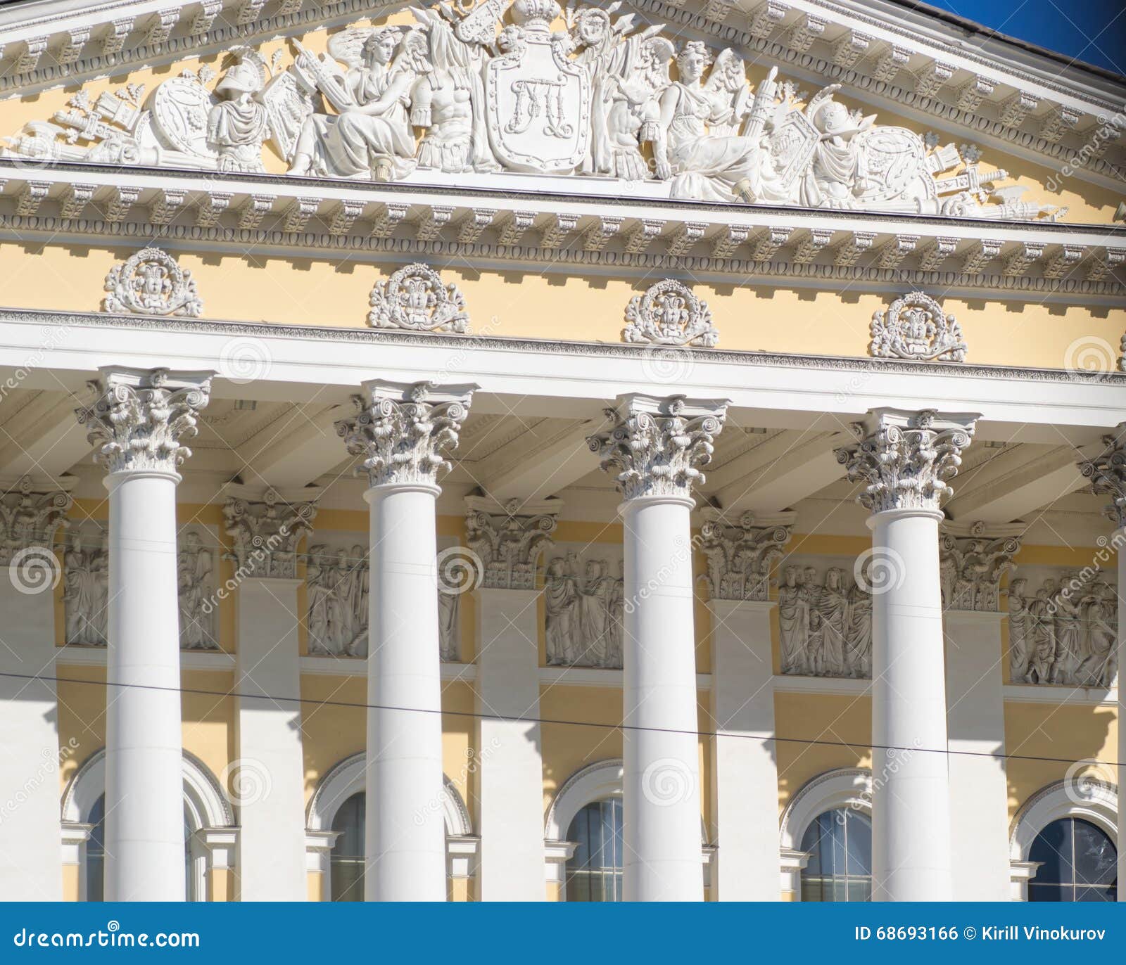 Building with columns stock photo. Image of corinthian - 68693166