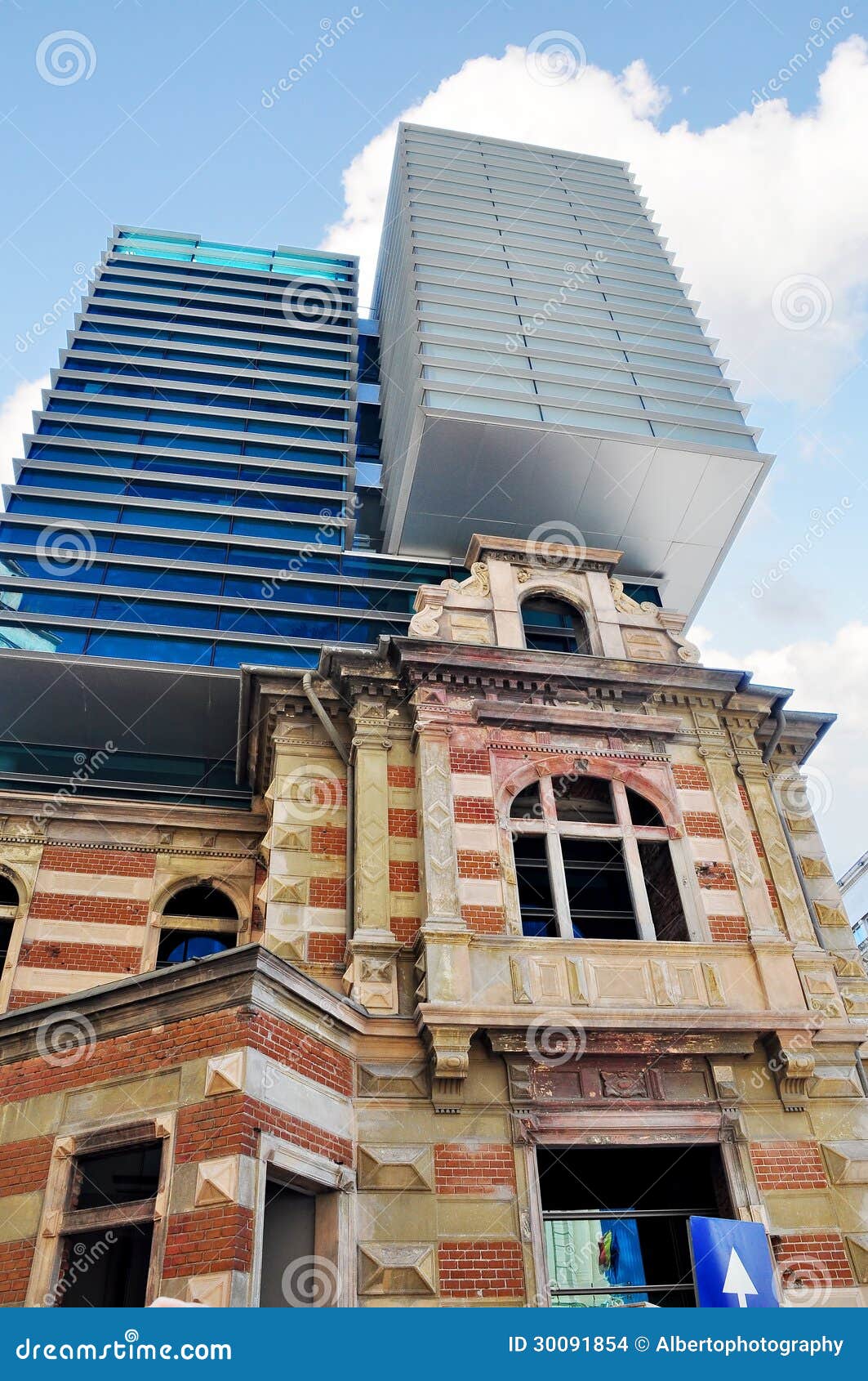 New and old architecture stock photo. Image of architect - 30091854