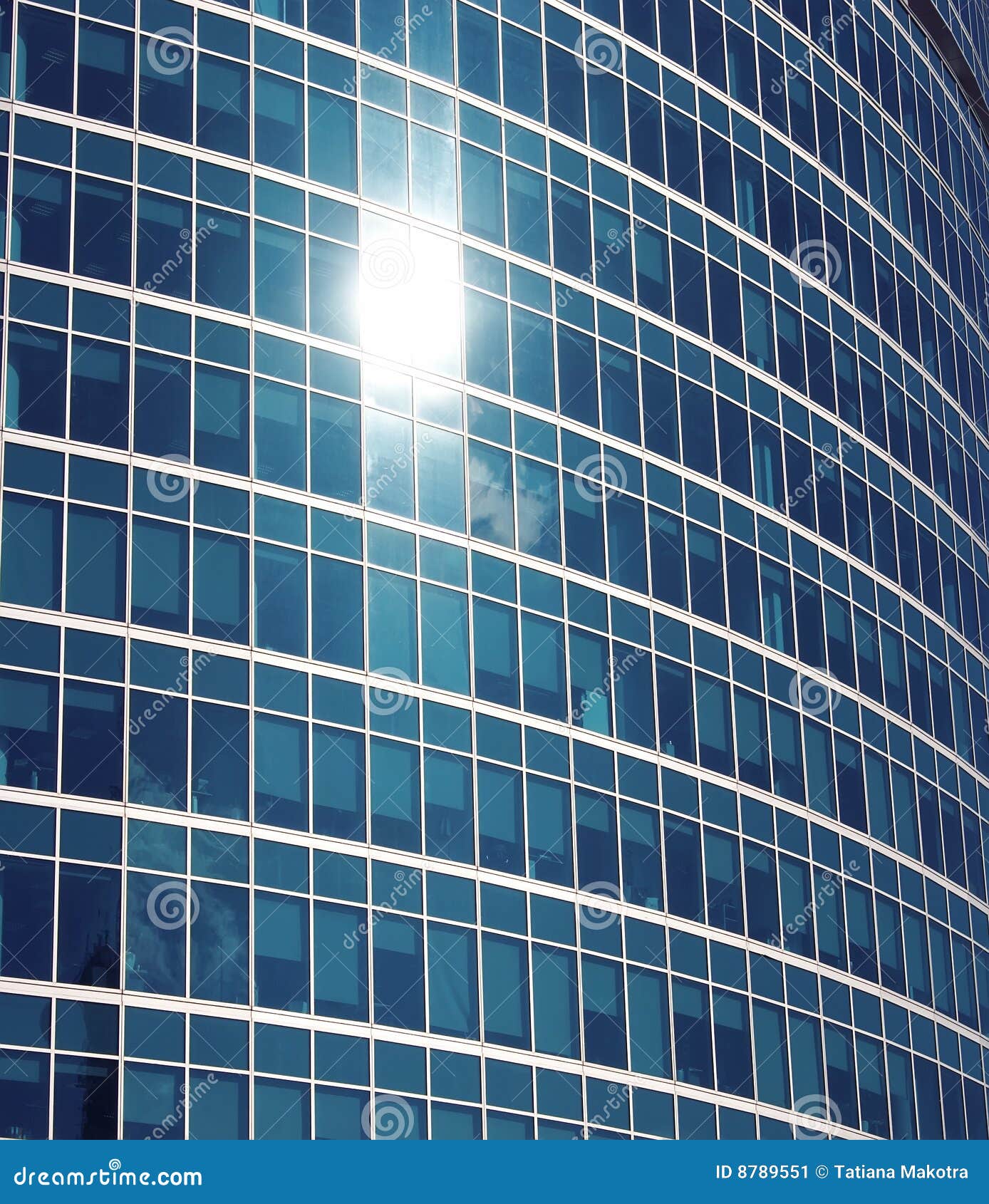 Building Completely Consisting of Glass Windows Stock Image - Image of ...