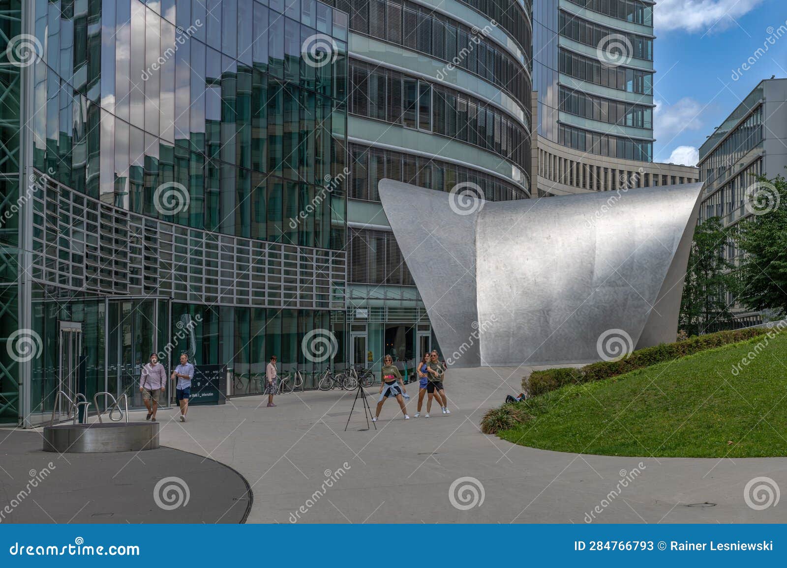 The Building Complex the Wave, Frankfurt, Westend, Germany Editorial ...
